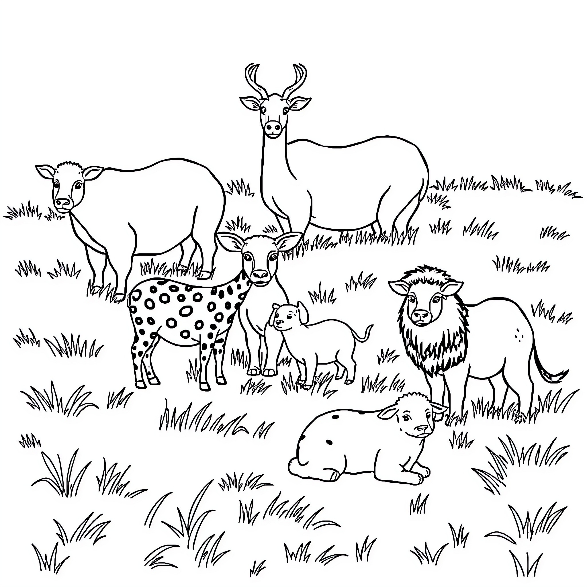 Best Animal Coloring Pages (Free Printable PDF)