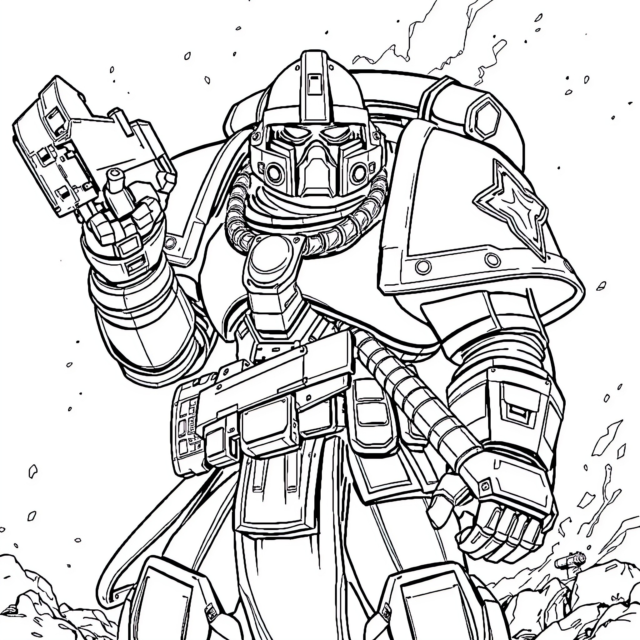 Best Space Marine Coloring Pages (Free Printable PDF)
