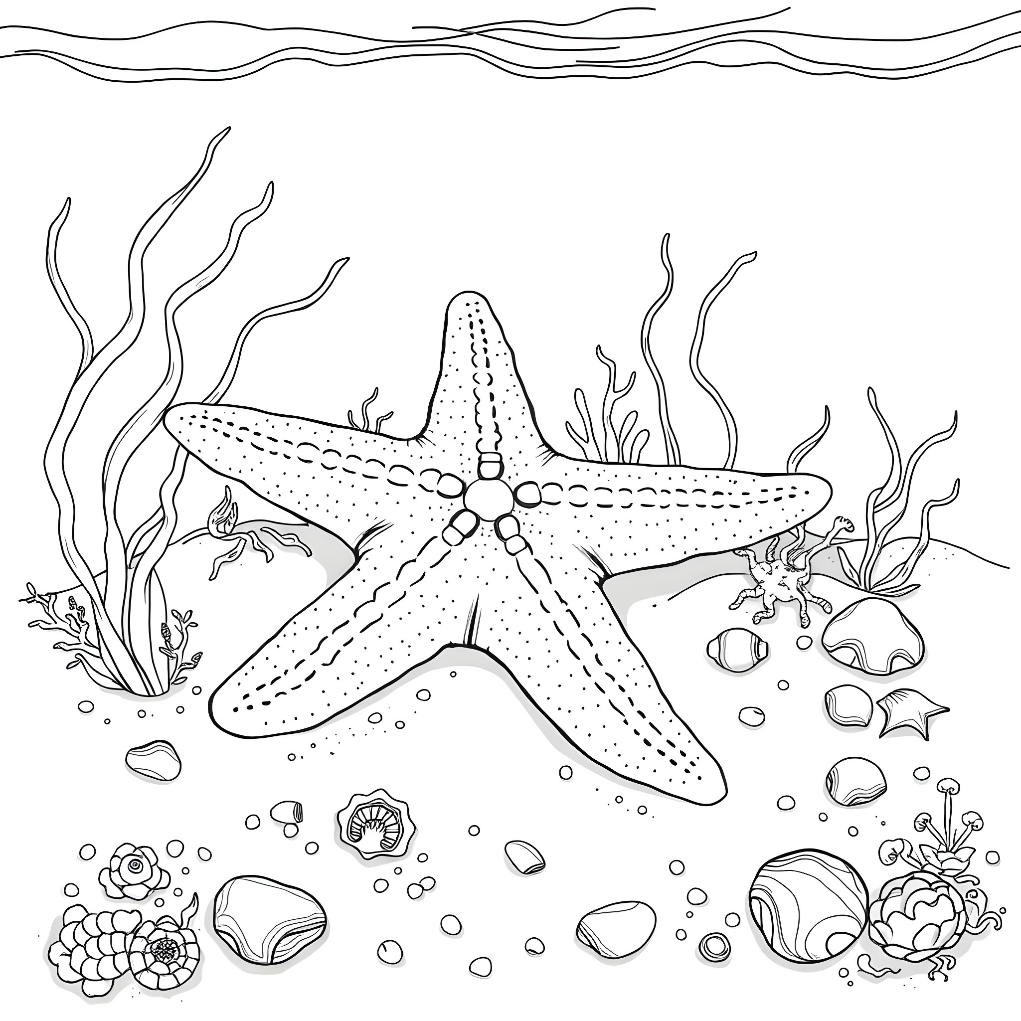 Best Starfish Coloring Pages (Free Printable PDF)