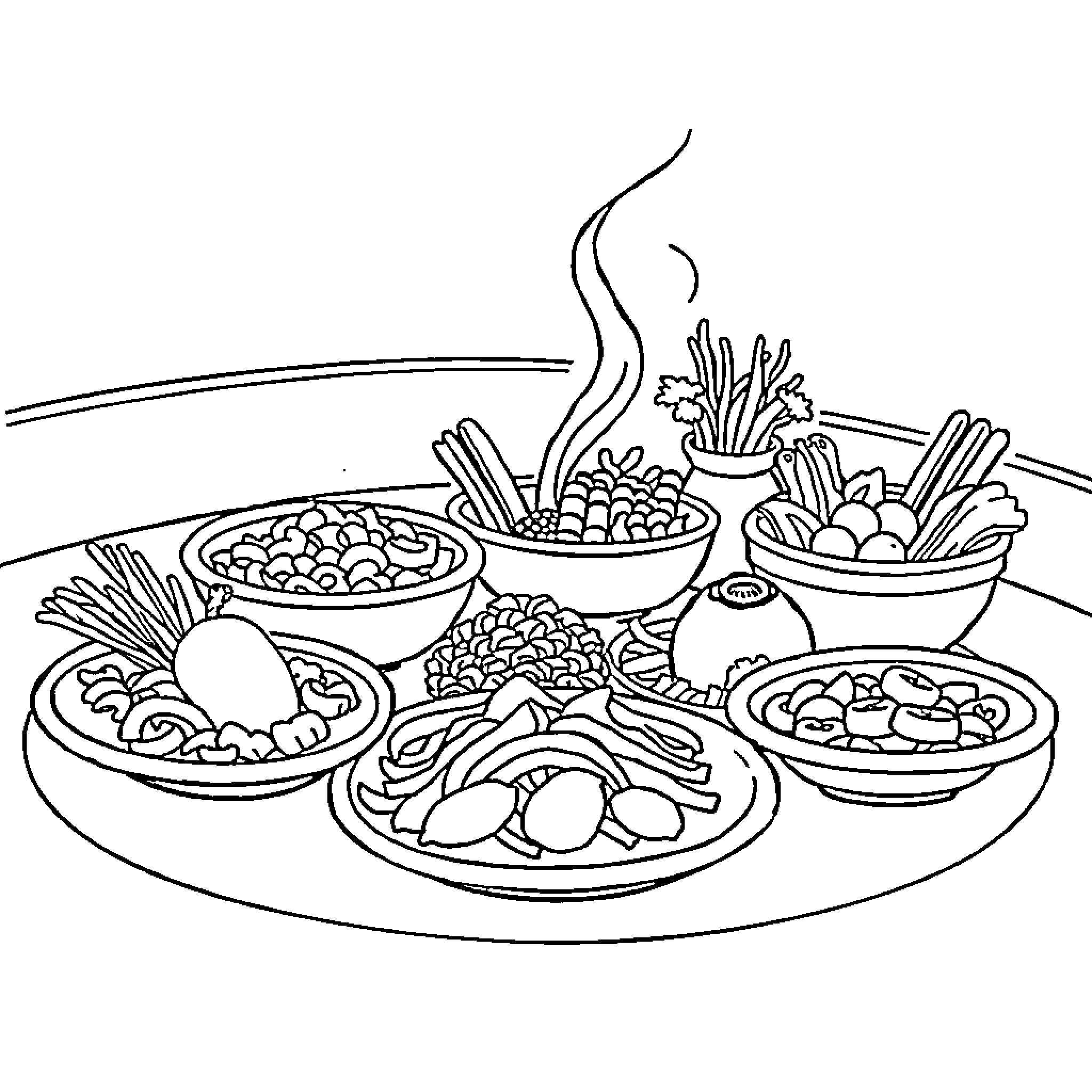 Best Food Coloring Pages (Free Printable PDF)