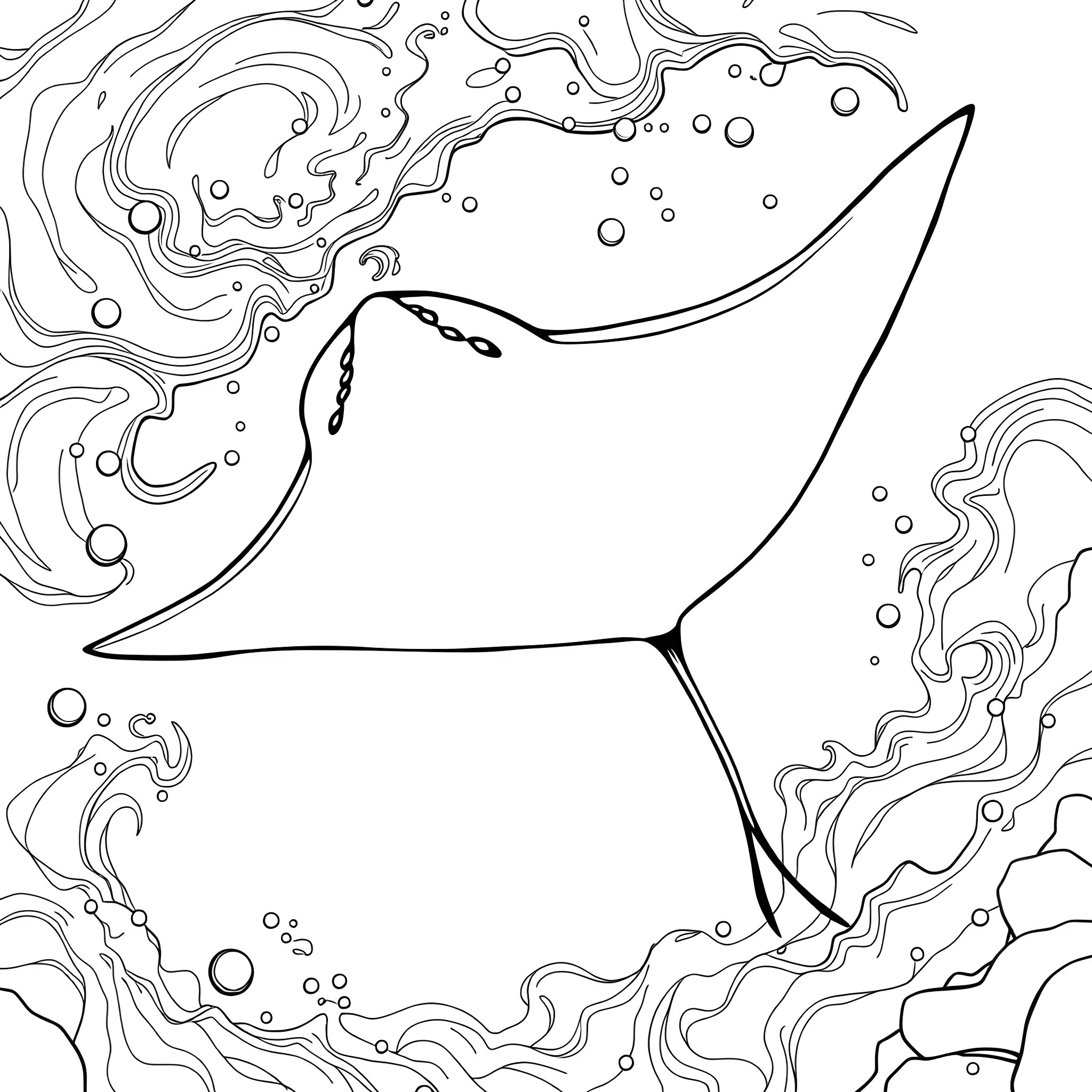 Best Manta Ray Coloring Pages (Free Printable PDF)