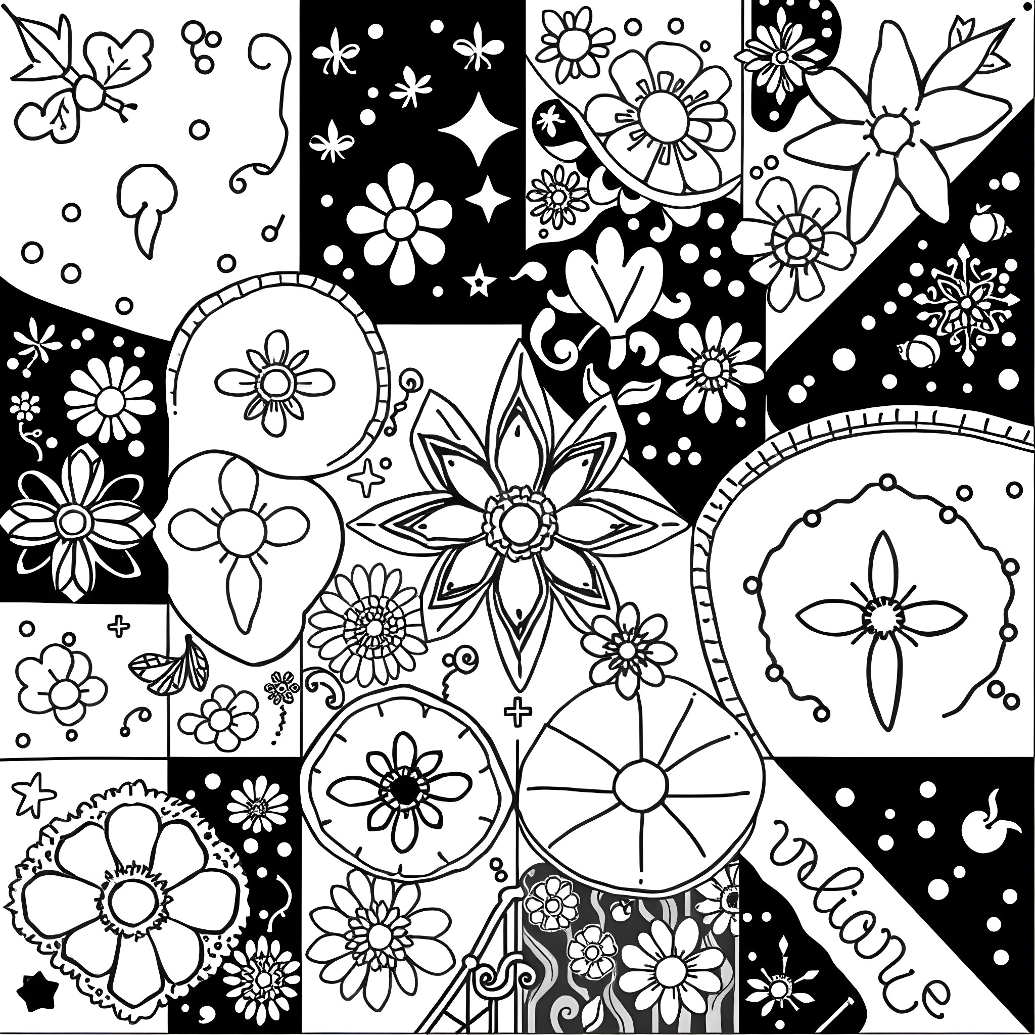 120 Best Patchwork Coloring Pages (Free Printable PDFs)
