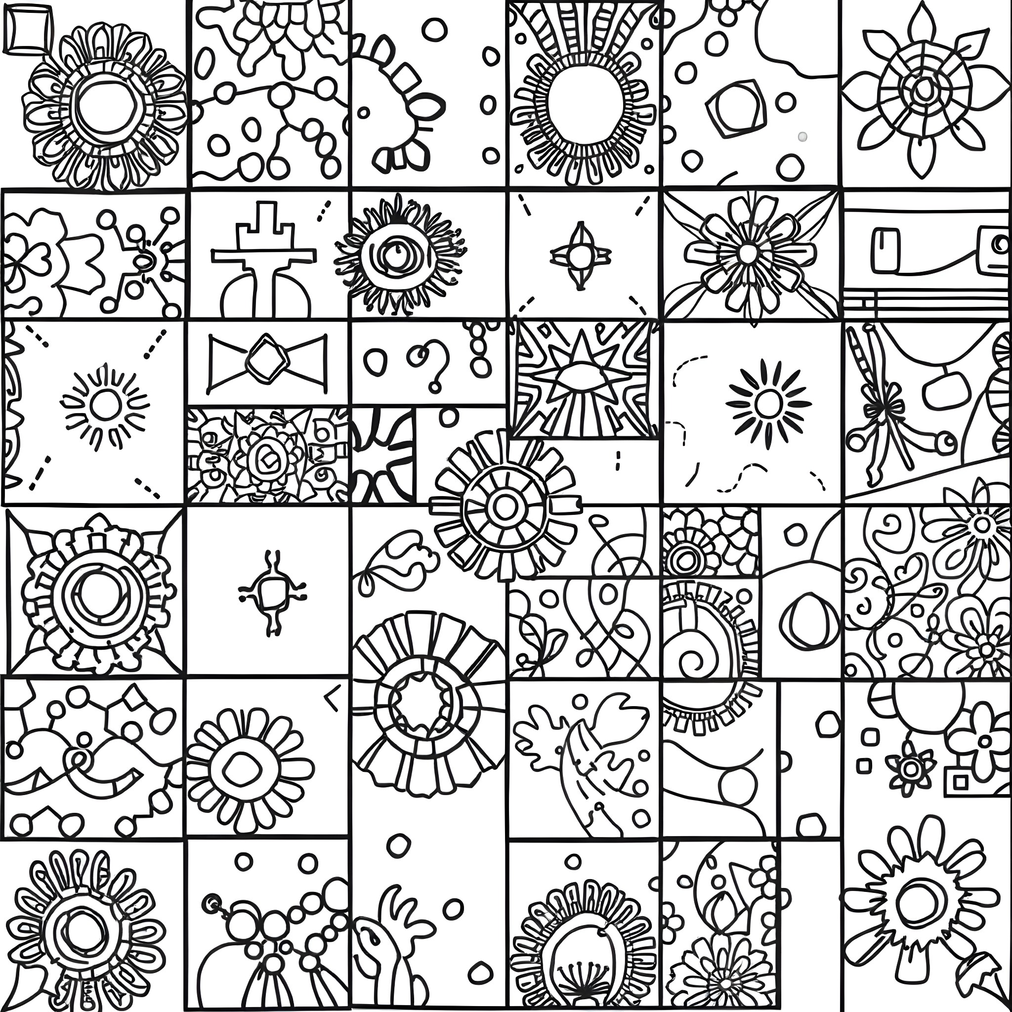 120 Best Patchwork Coloring Pages (Free Printable PDFs)