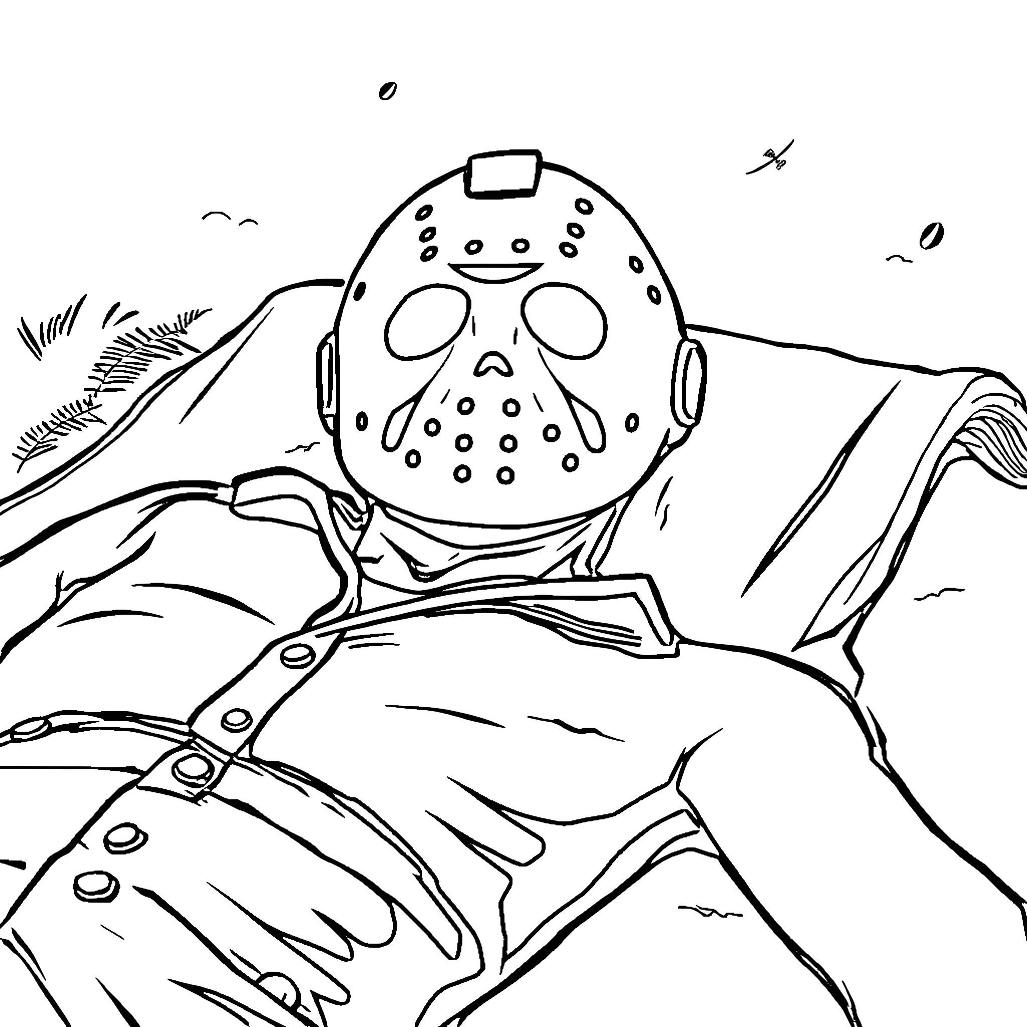 Best Jason Voorhees Coloring Pages (Free Printable PDF)