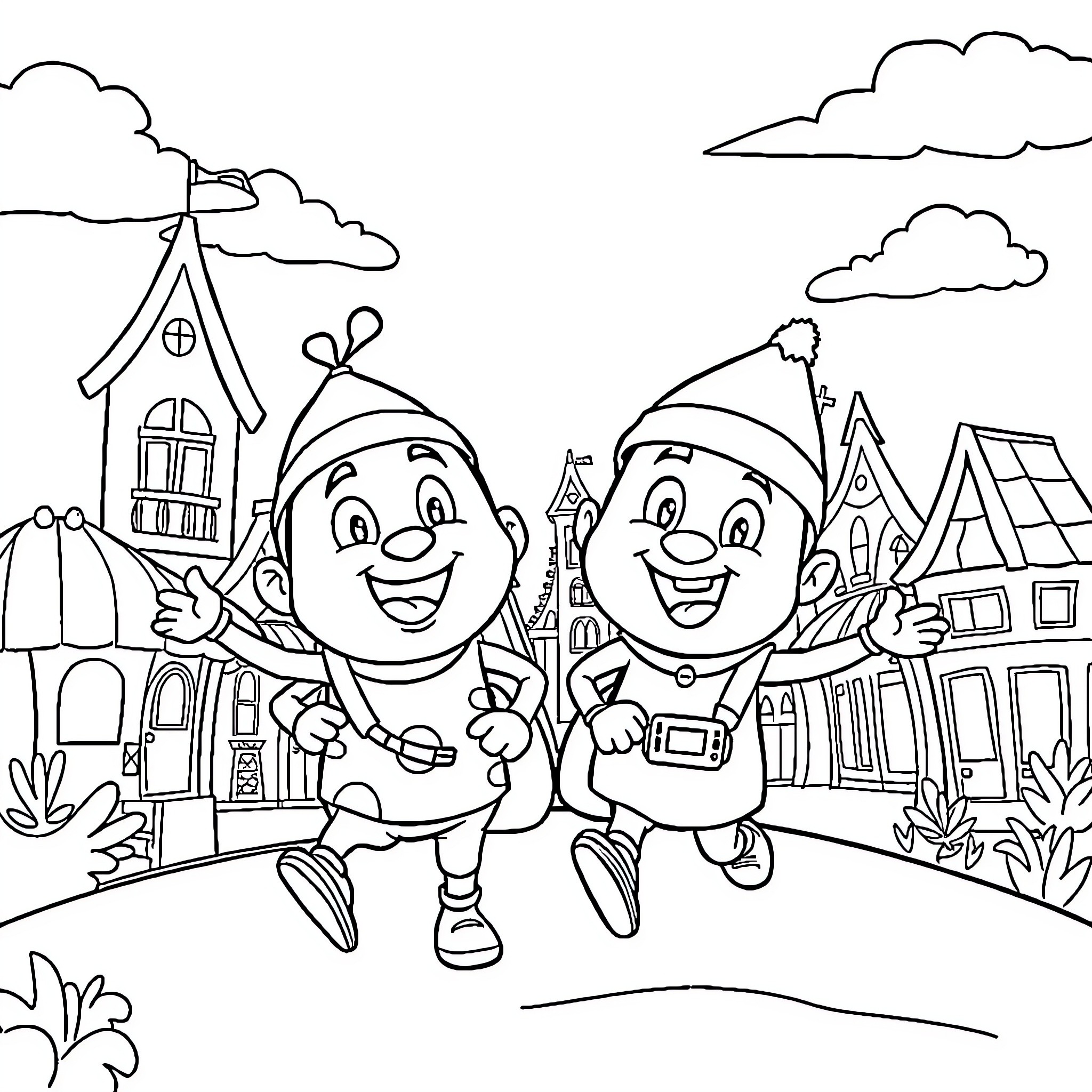 Best Motu Patlu Coloring Pages (Free Printable PDF)