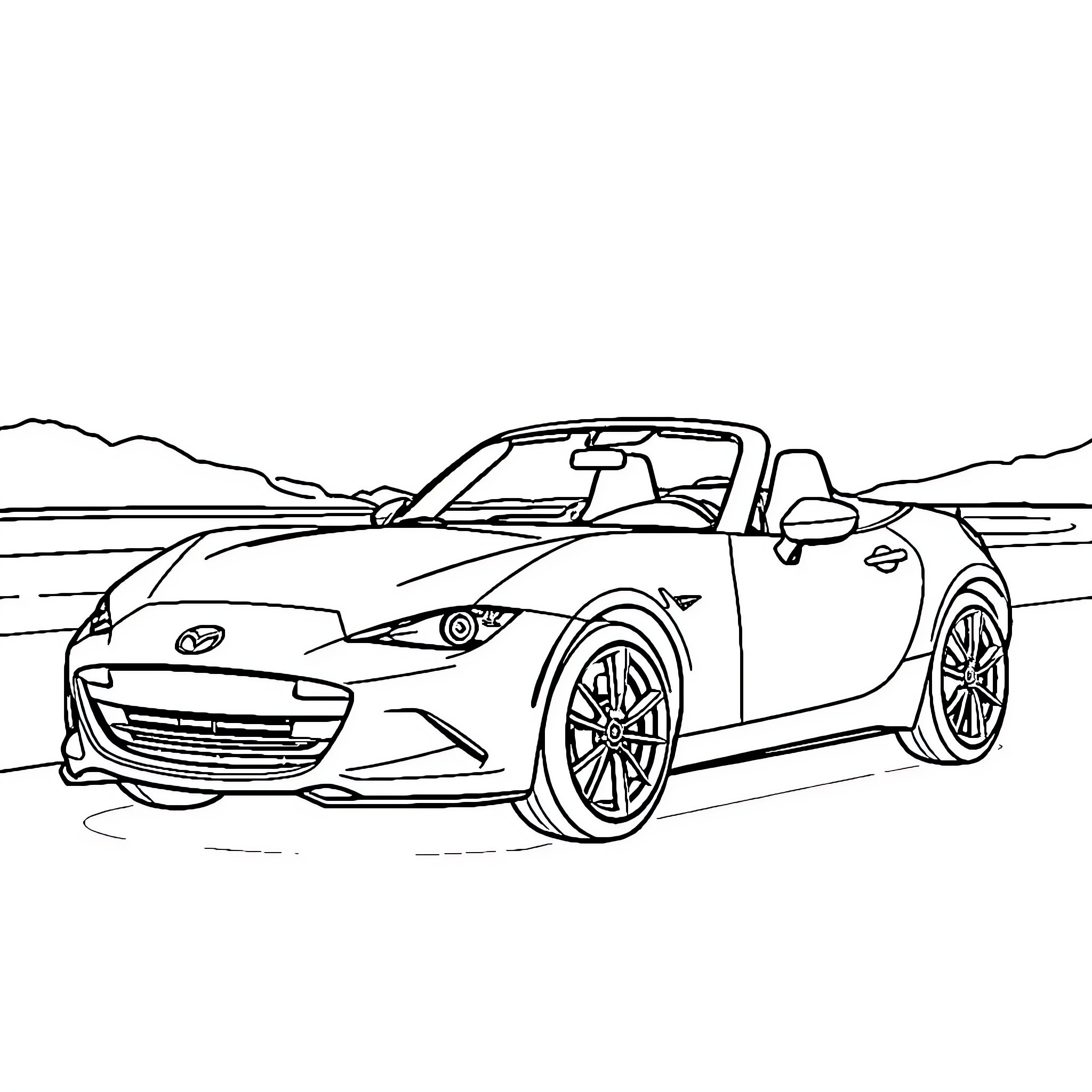 Best Mazda Coloring Pages (Free Printable PDF)