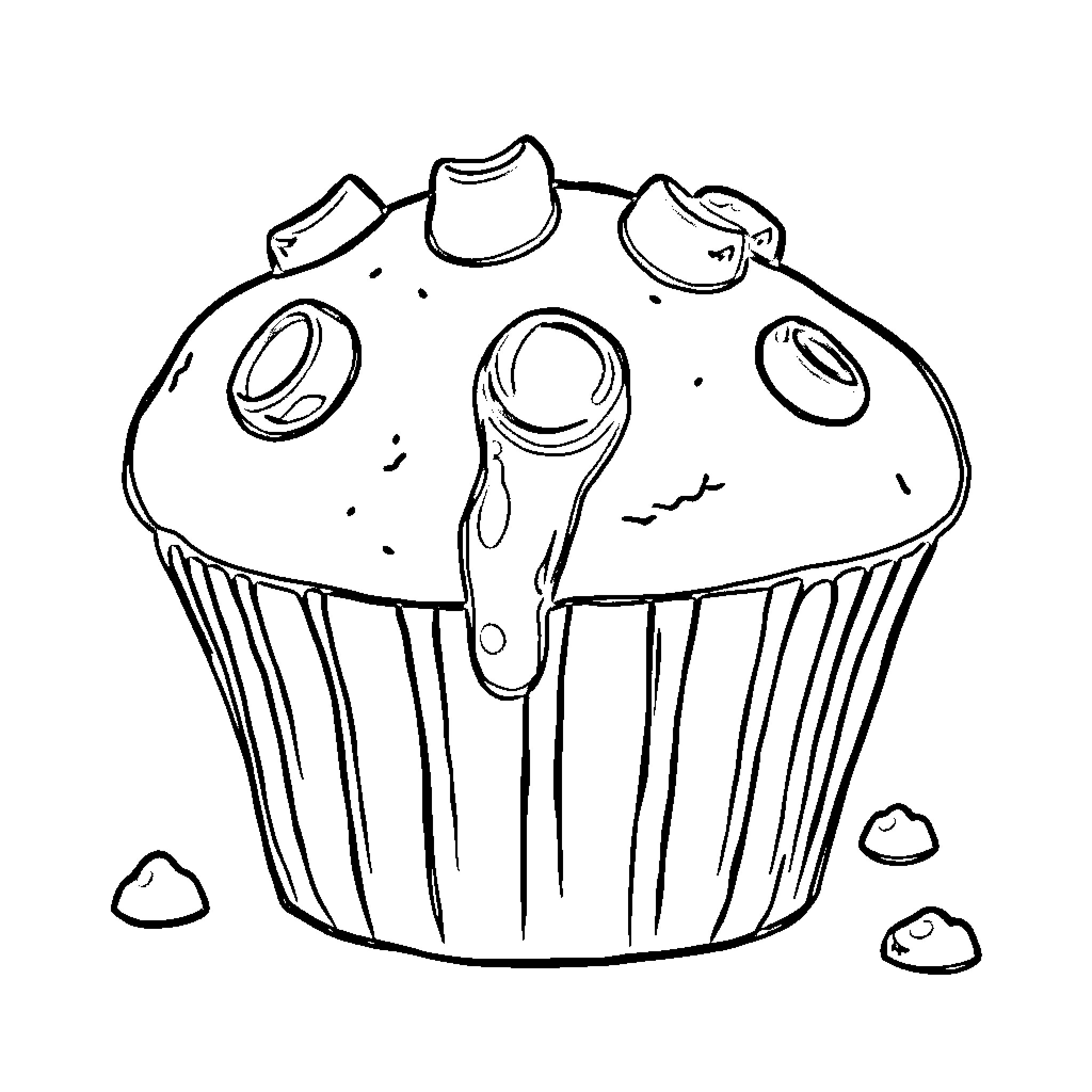 Best Muffin Coloring Pages (Free Printable PDF)