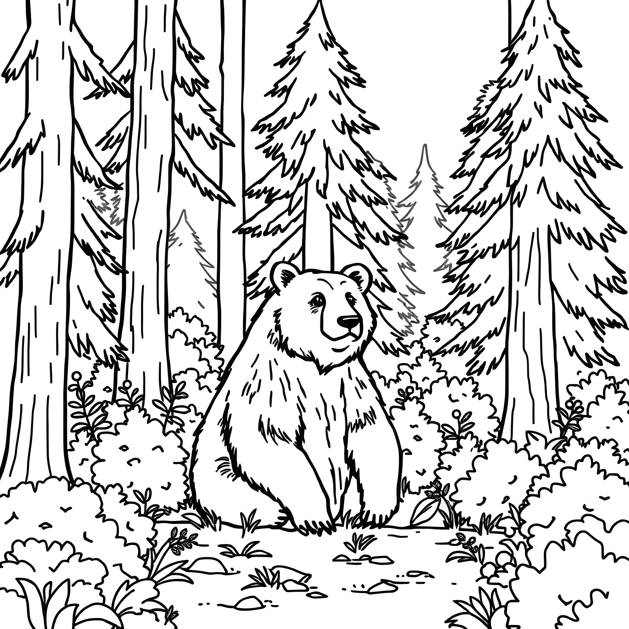 Best Bear Coloring Pages (Free Printable PDF)