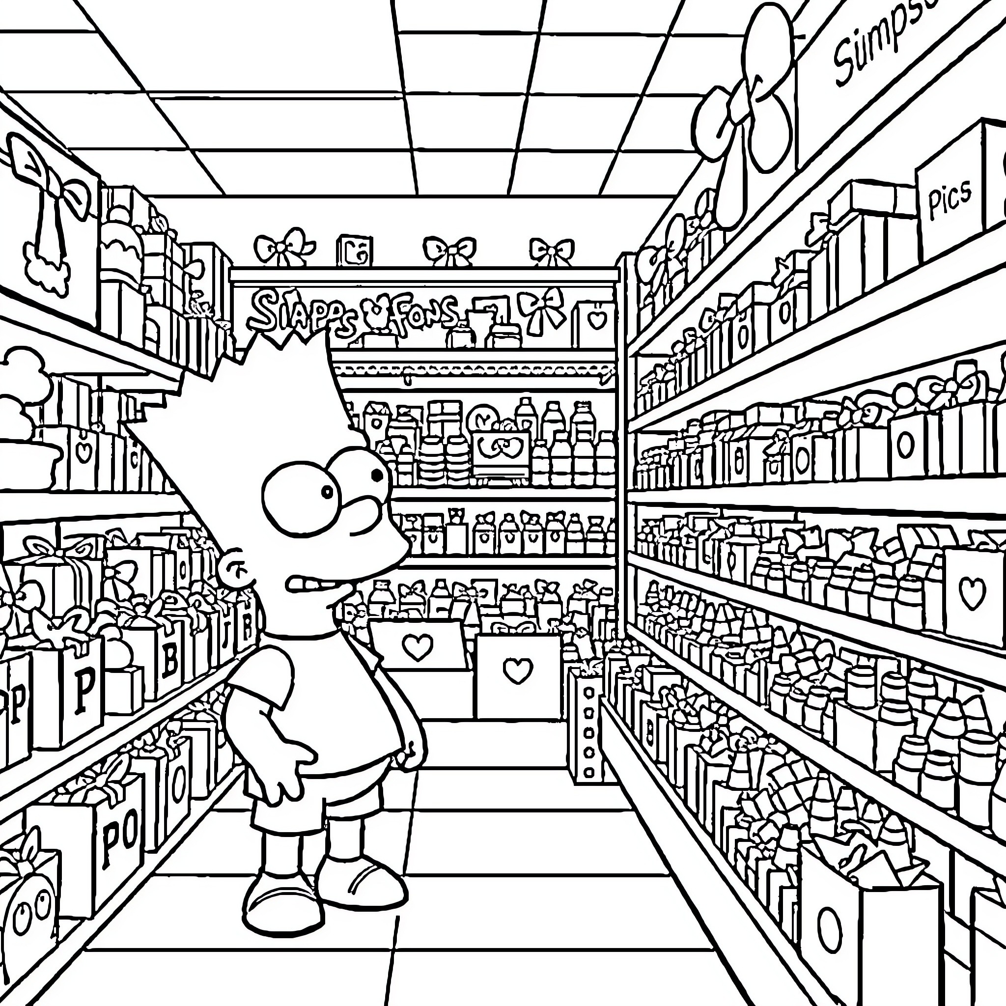 Best Bart Simpson Coloring Pages (Free Printable PDF)