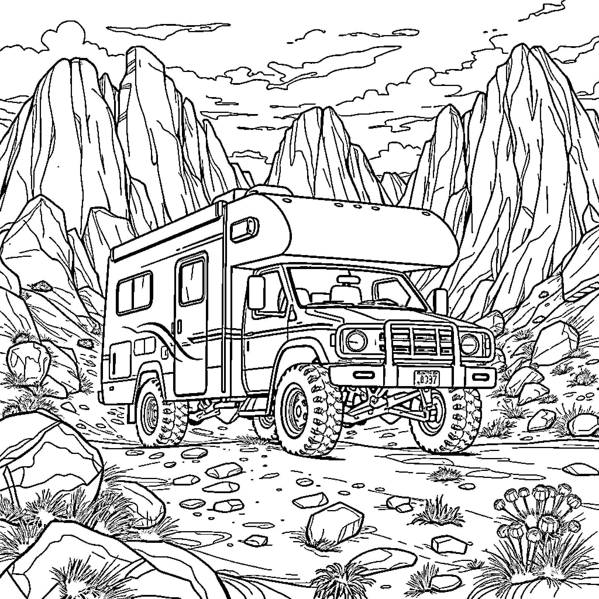 Best RV Coloring Pages (Free Printable PDF)