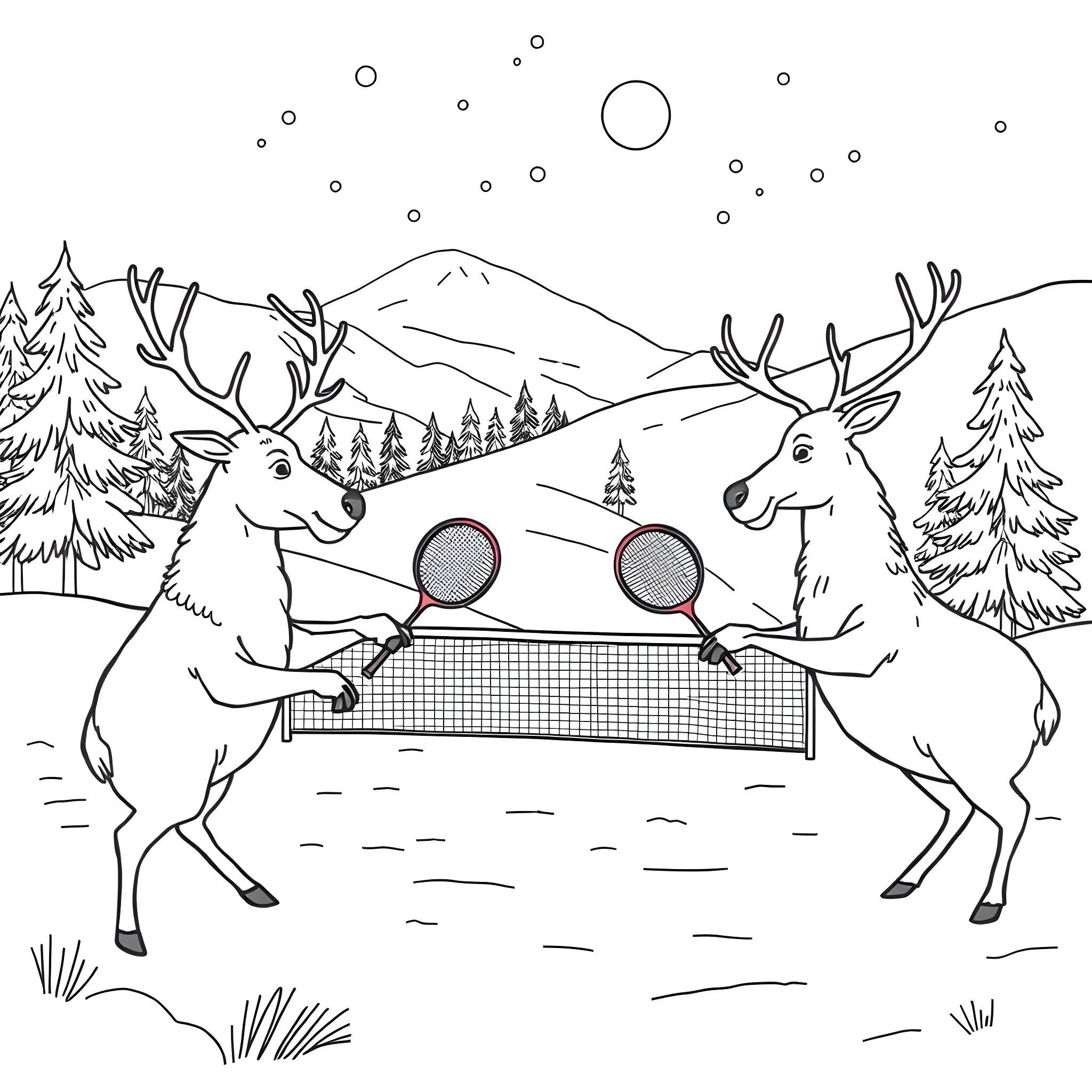 23 Best Reindeer Coloring Pages (Free Printable PDFs)