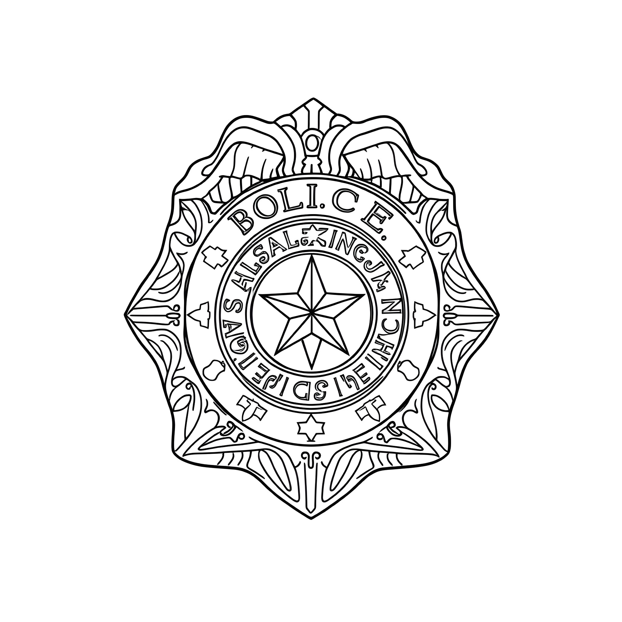 Best Badge Coloring Pages (Free Printable PDF)