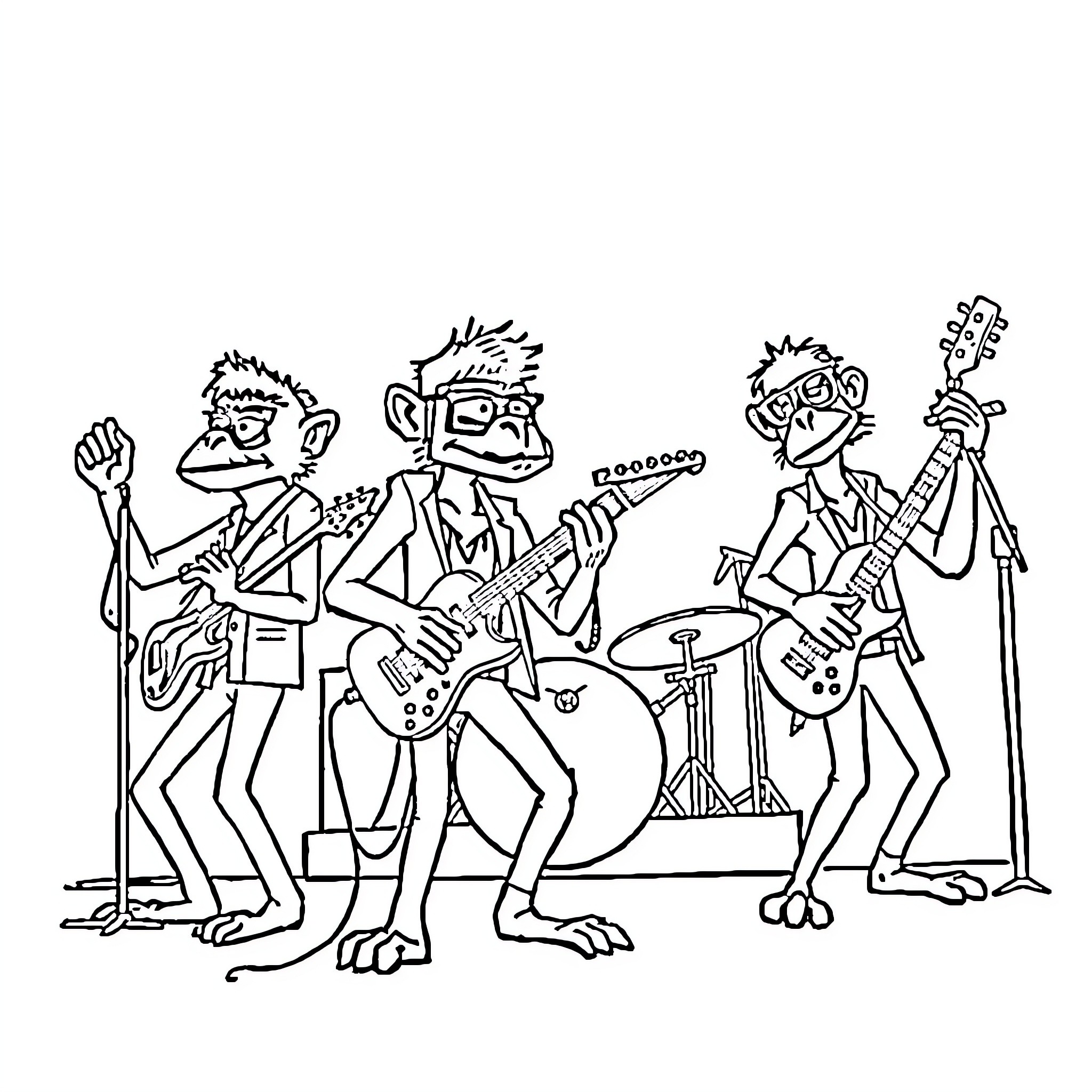 Best Gorillaz Coloring Pages (Free Printable PDF)