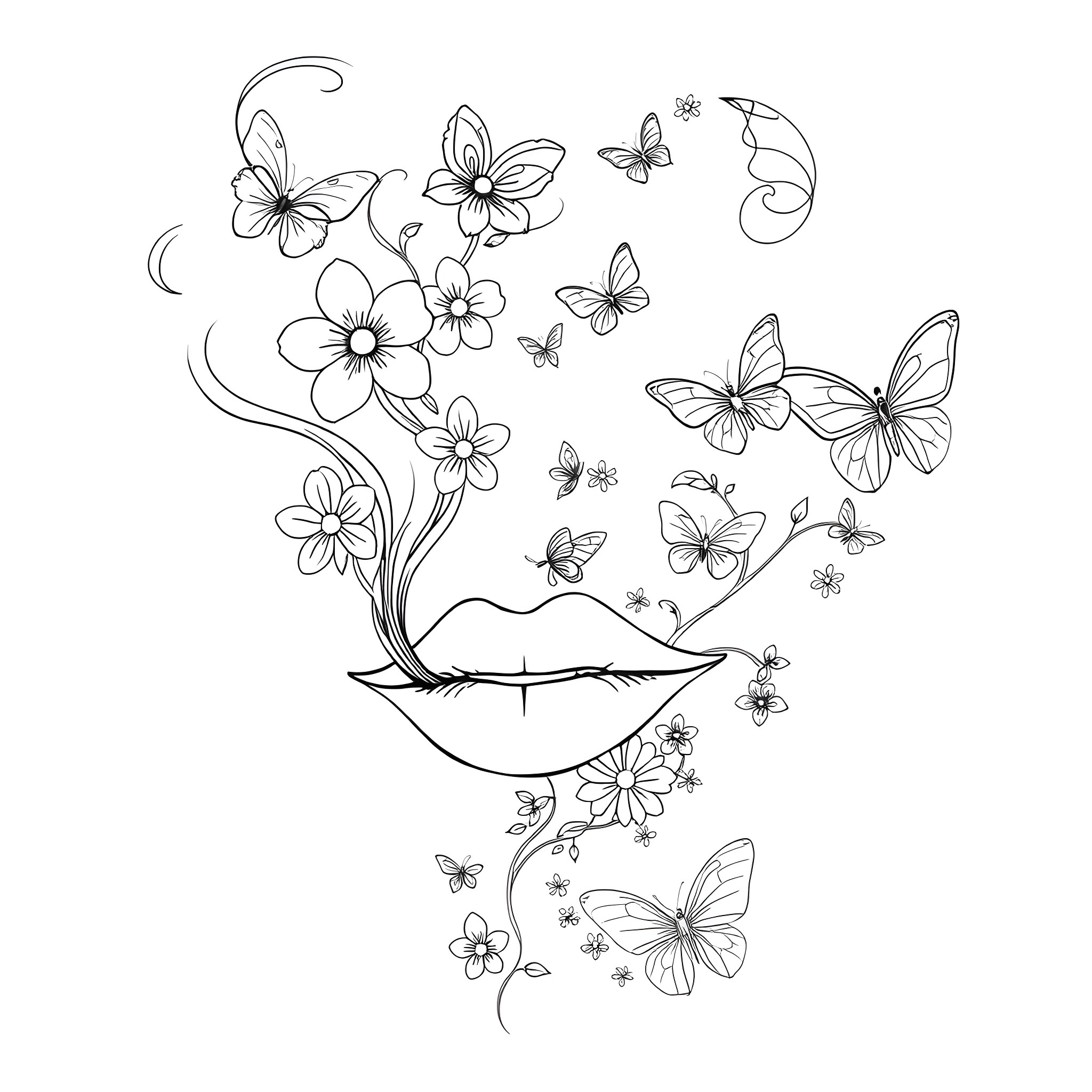 Best Lips Coloring Pages (Free Printable PDF)