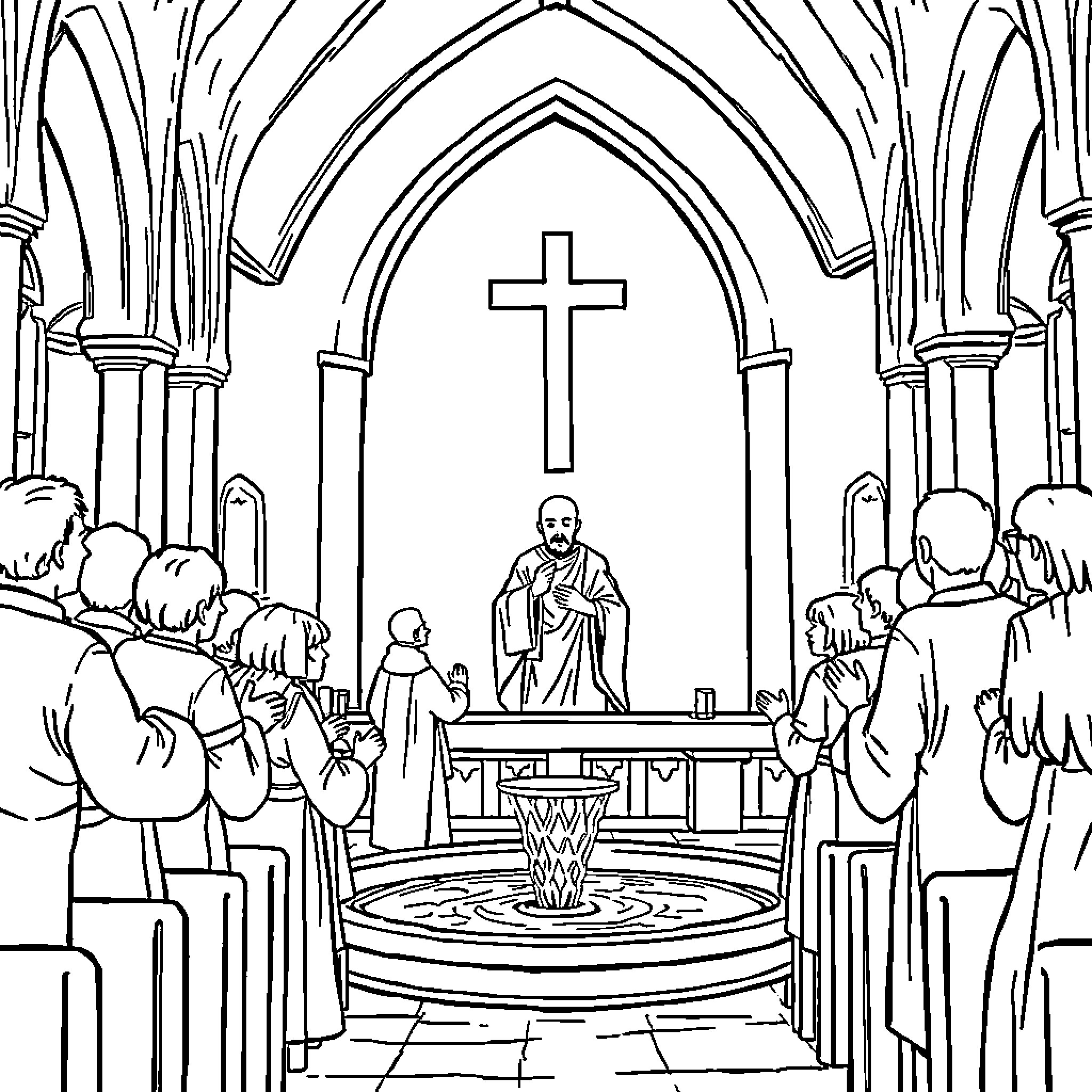 Best Baptism Coloring Pages (Free Printable PDF)