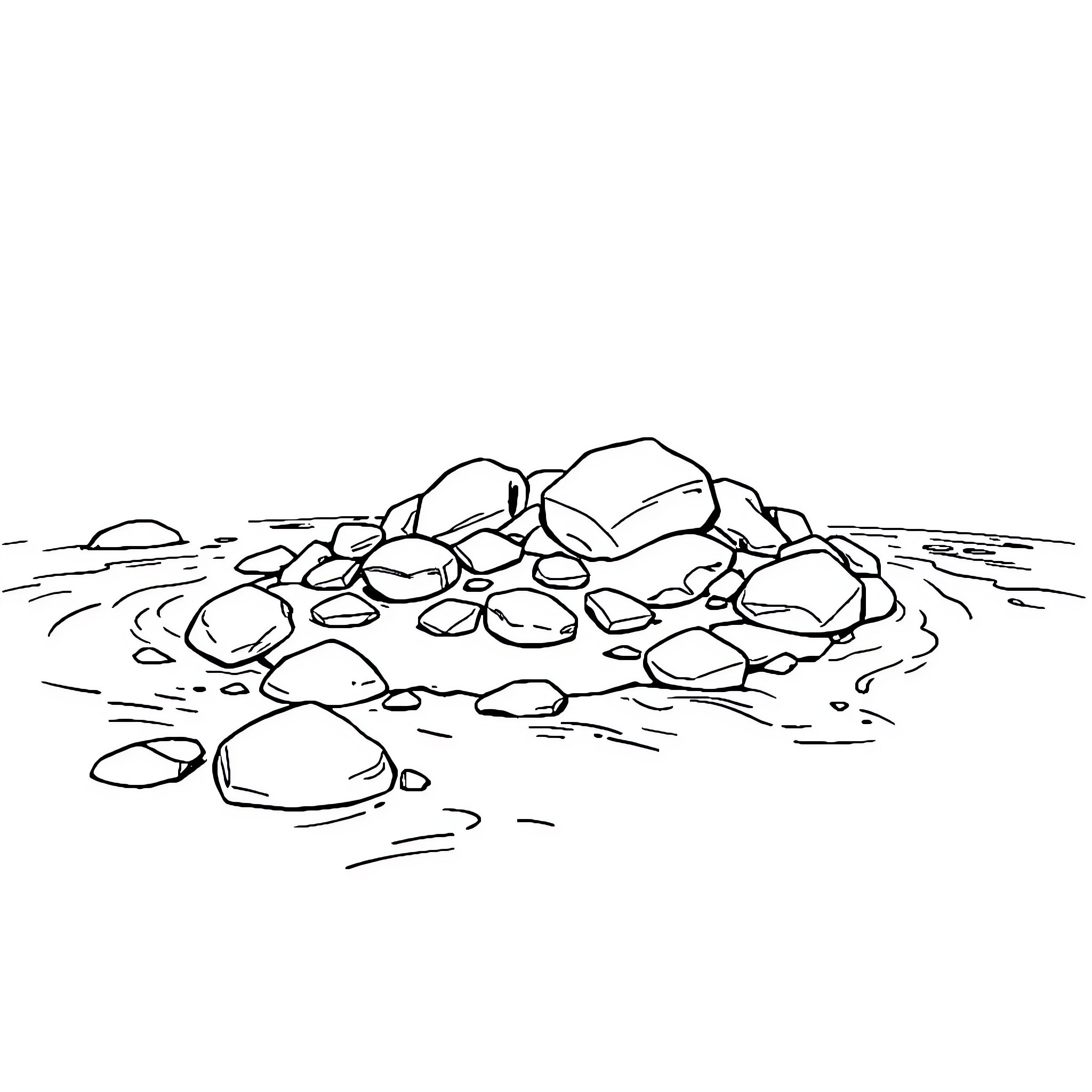 Best Rock Coloring Pages (Free Printable PDF)