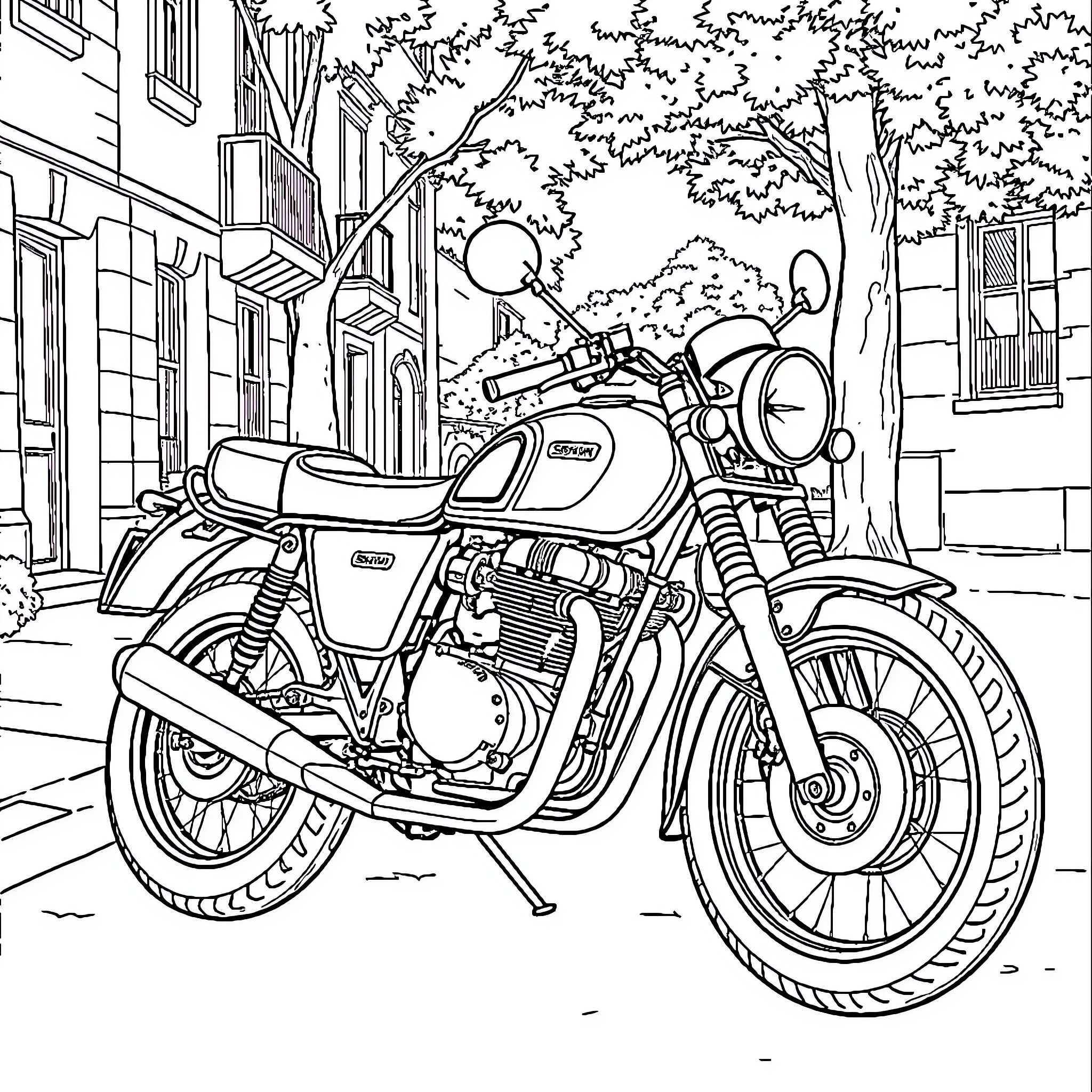 Best Simson S51 Coloring Pages (Free Printable PDF)