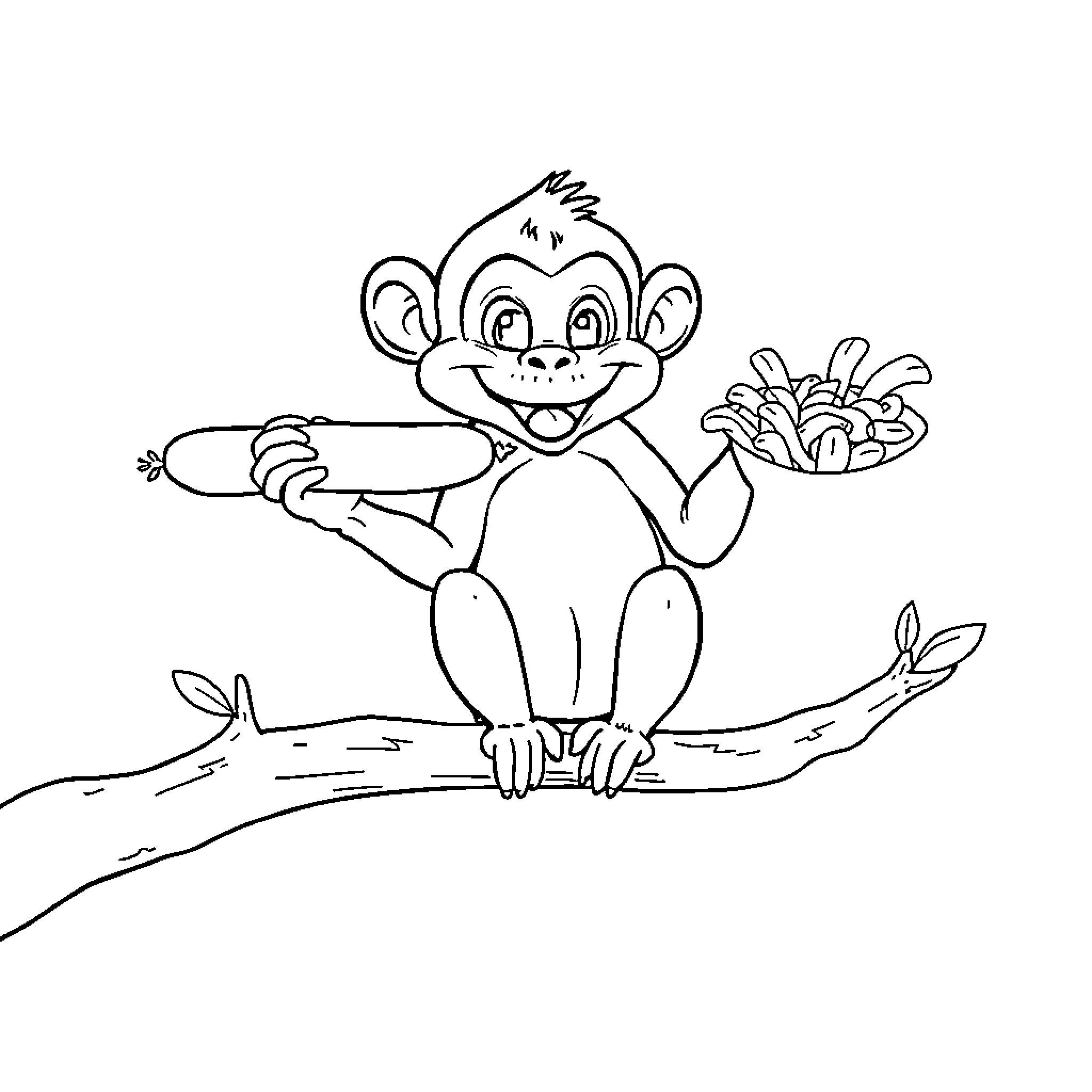 Best Monkey Coloring Pages (Free Printable PDF)
