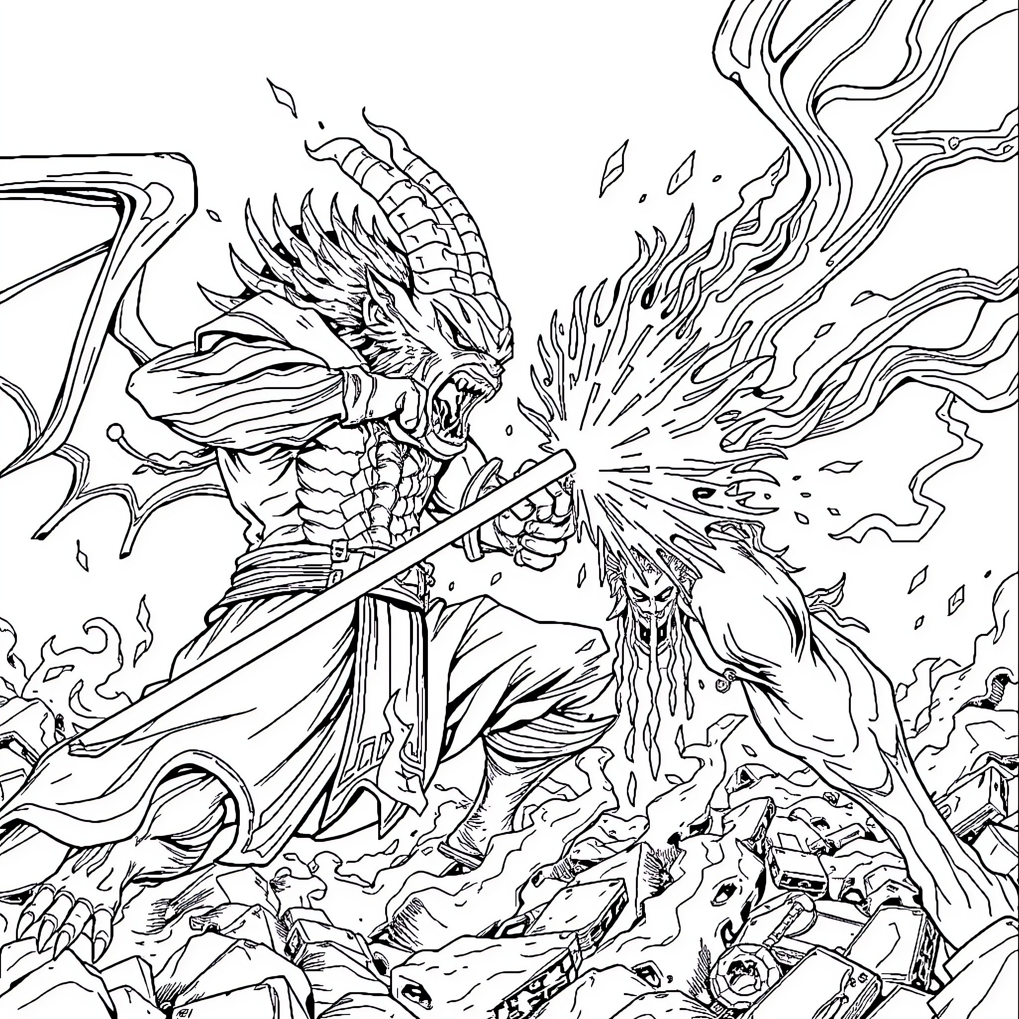 Best Tangiro Coloring Pages (Free Printable PDF)