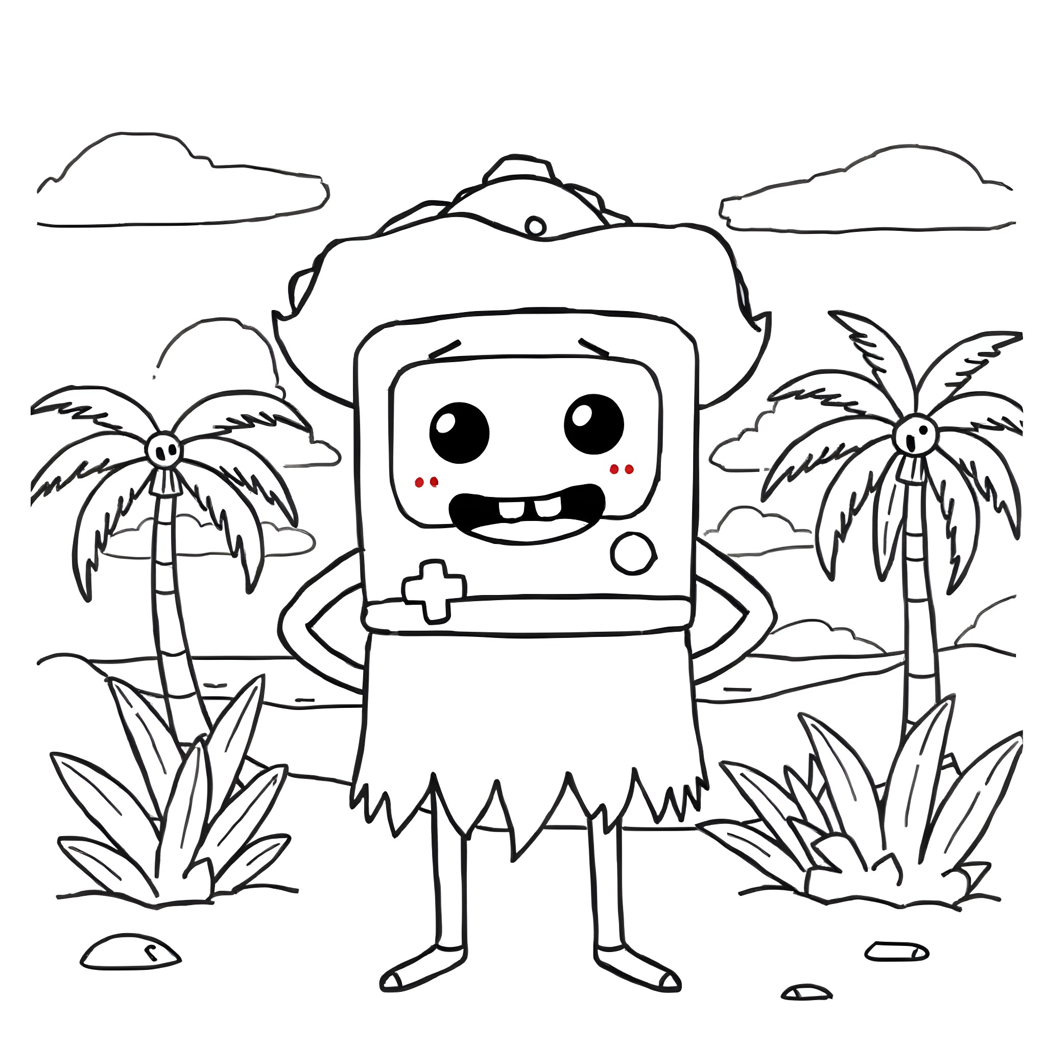 2 Best BMO Coloring Pages (Free Printable PDFs)