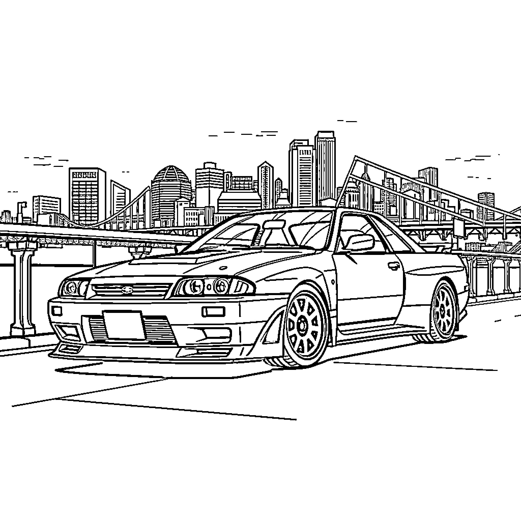 Best Skyline Coloring Pages (Free Printable PDF)
