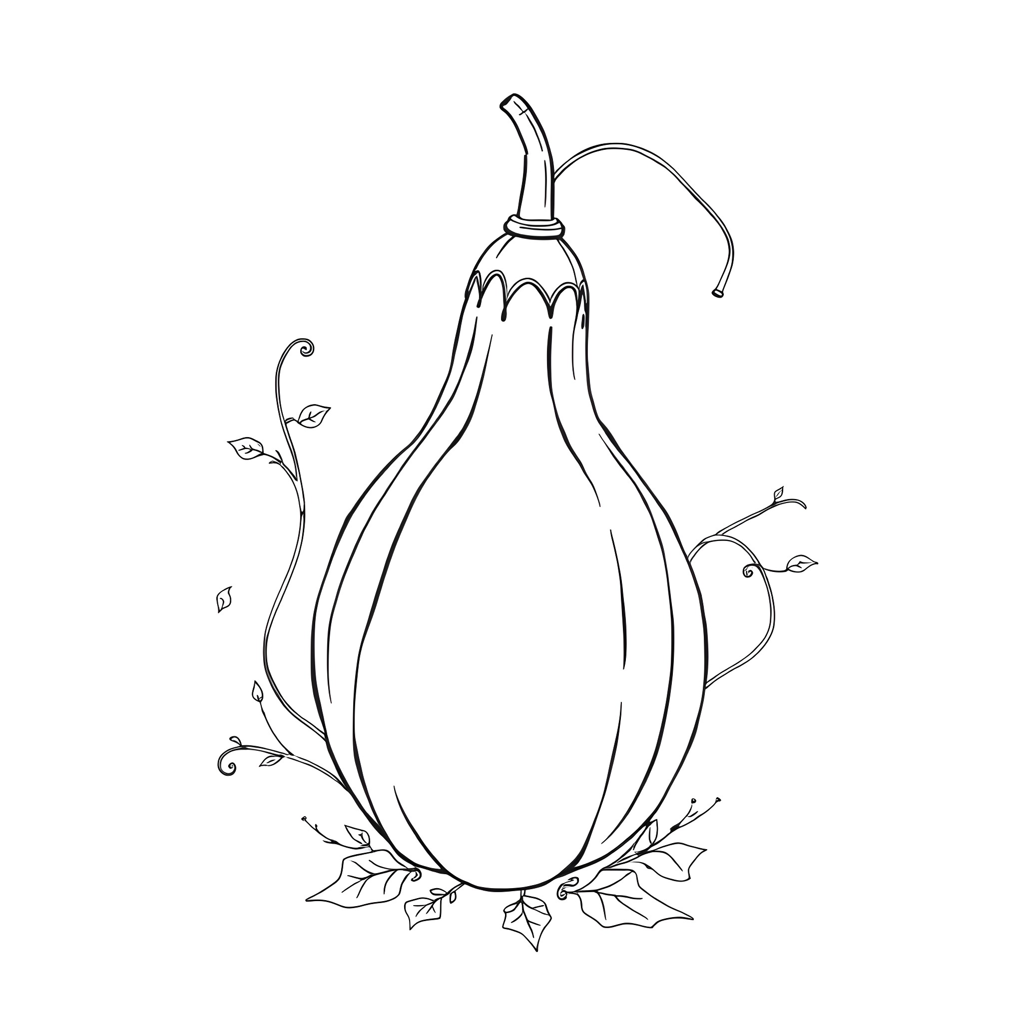 Best Gourd Coloring Pages (Free Printable PDF)