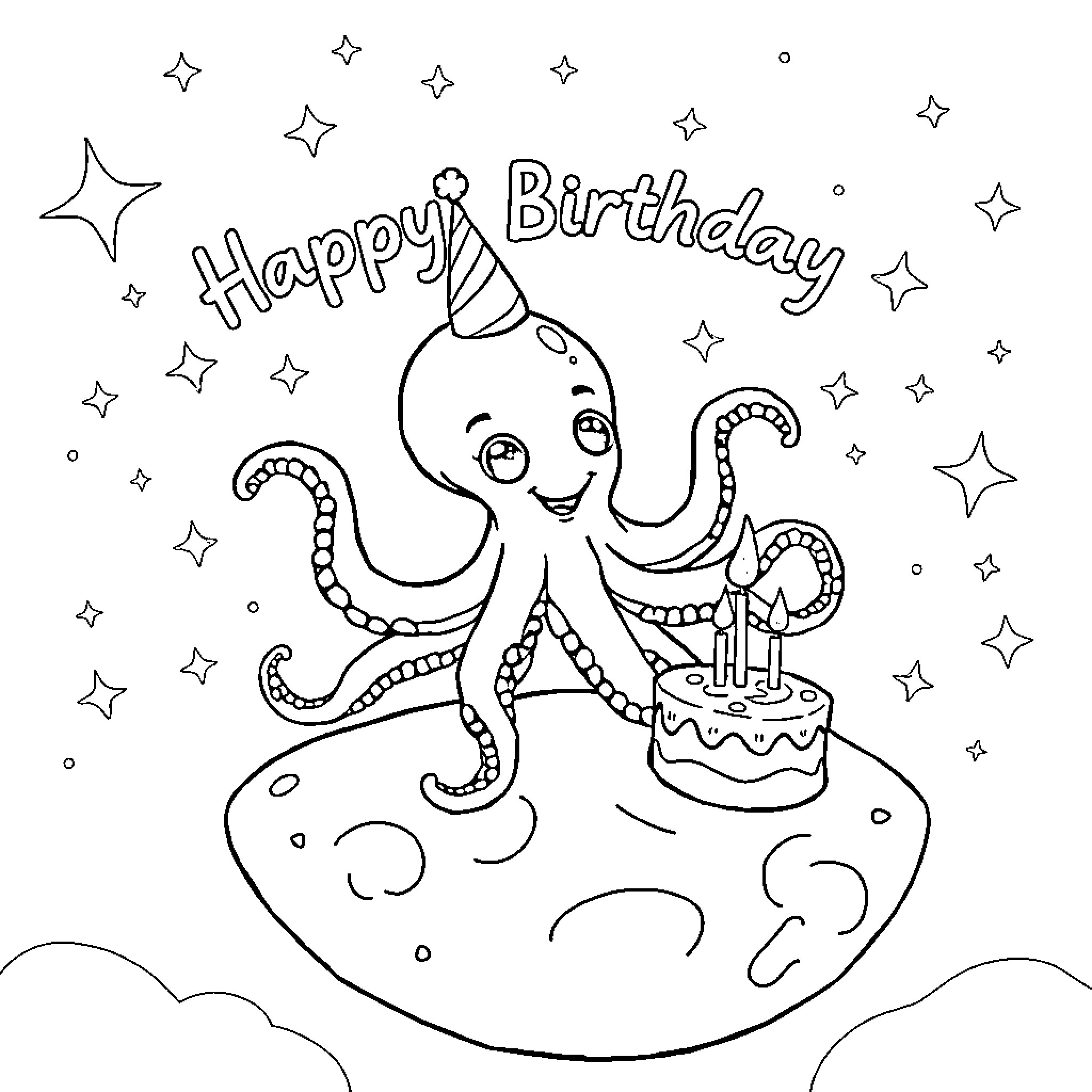 Best Octopus Coloring Pages (Free Printable PDF)