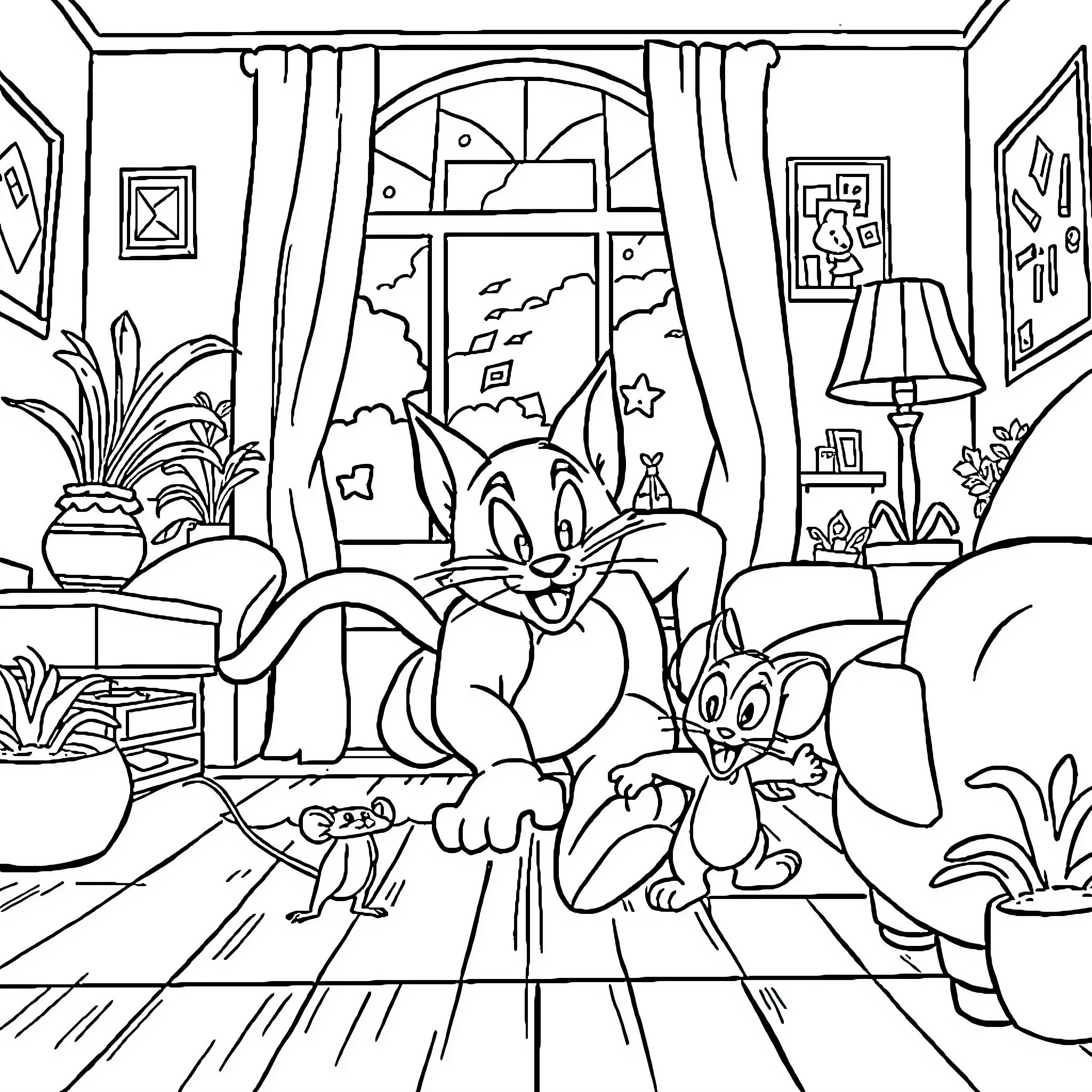 Best Tom & Jerry Coloring Pages (Free Printable PDF)
