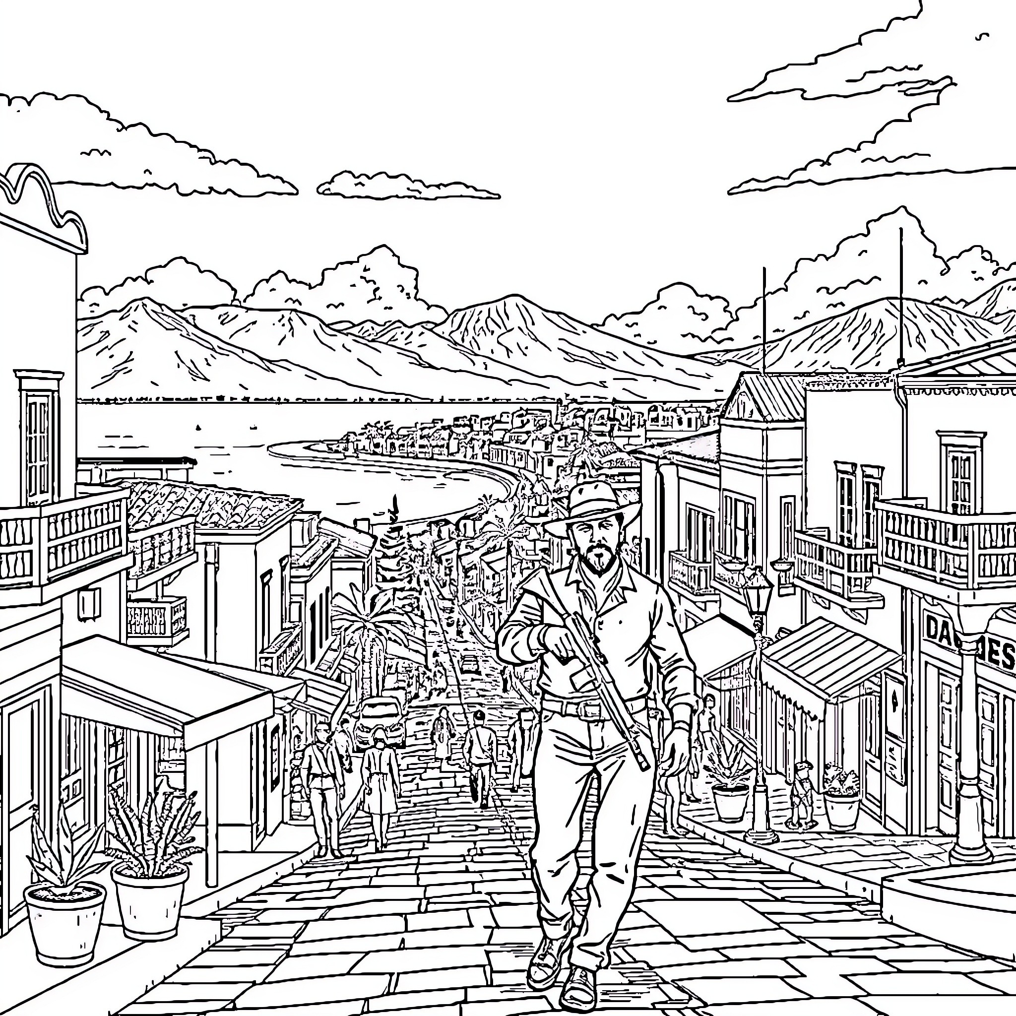 13 Best Red Dead Redemption Coloring Pages (Free Printable PDFs)