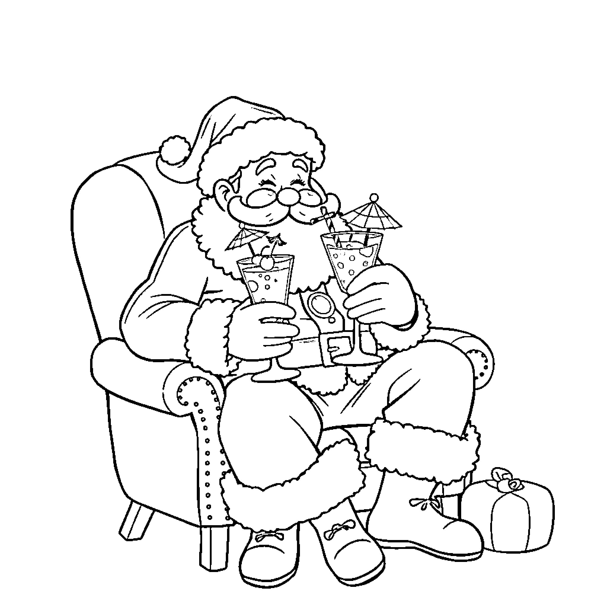 Best Santa Claus Coloring Pages (Free Printable PDF)
