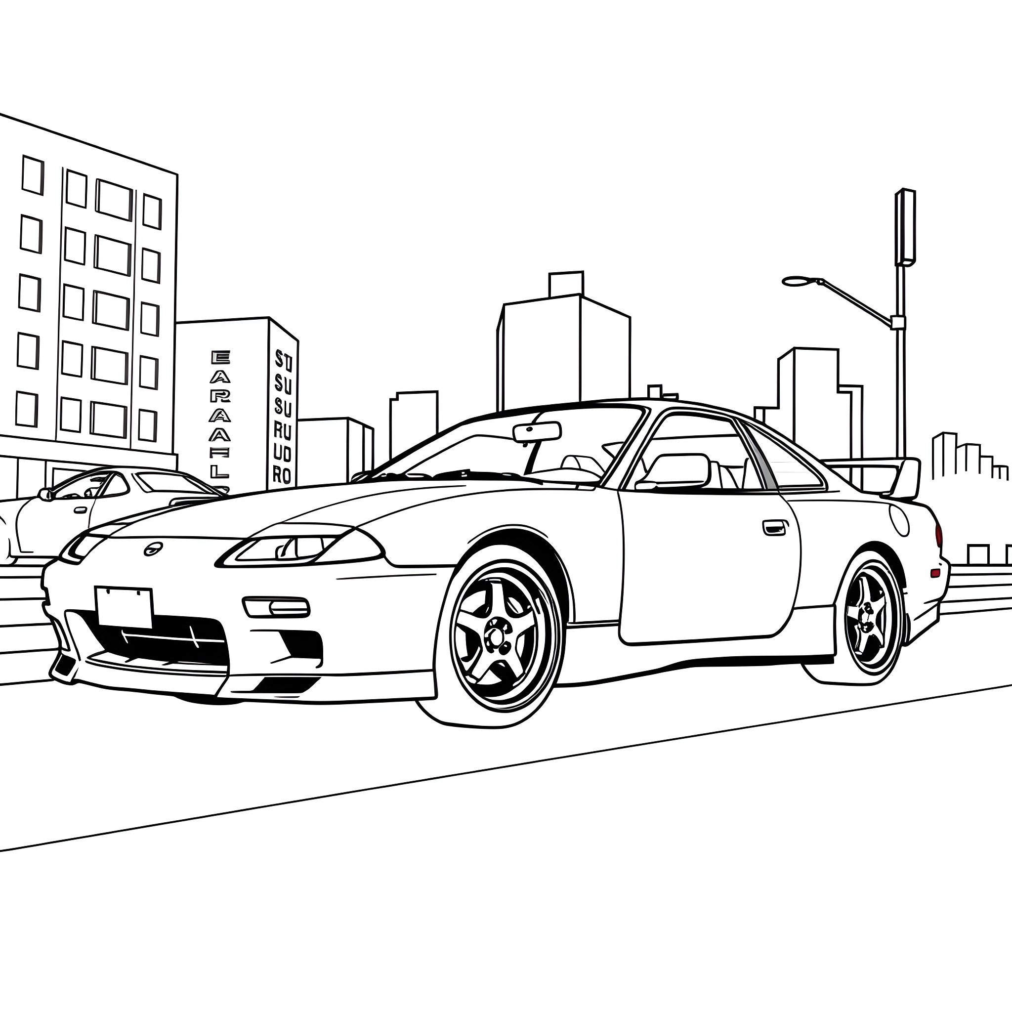 Best Nissan Coloring Pages (Free Printable PDF)