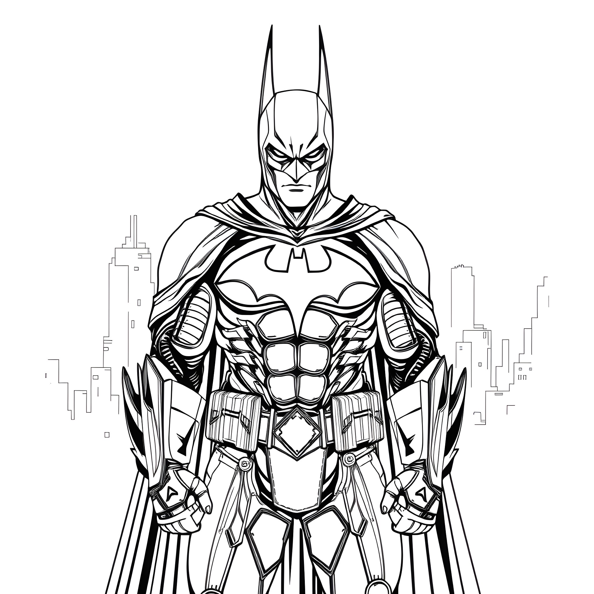 158 Best Batman Coloring Pages (Free Printable PDFs)