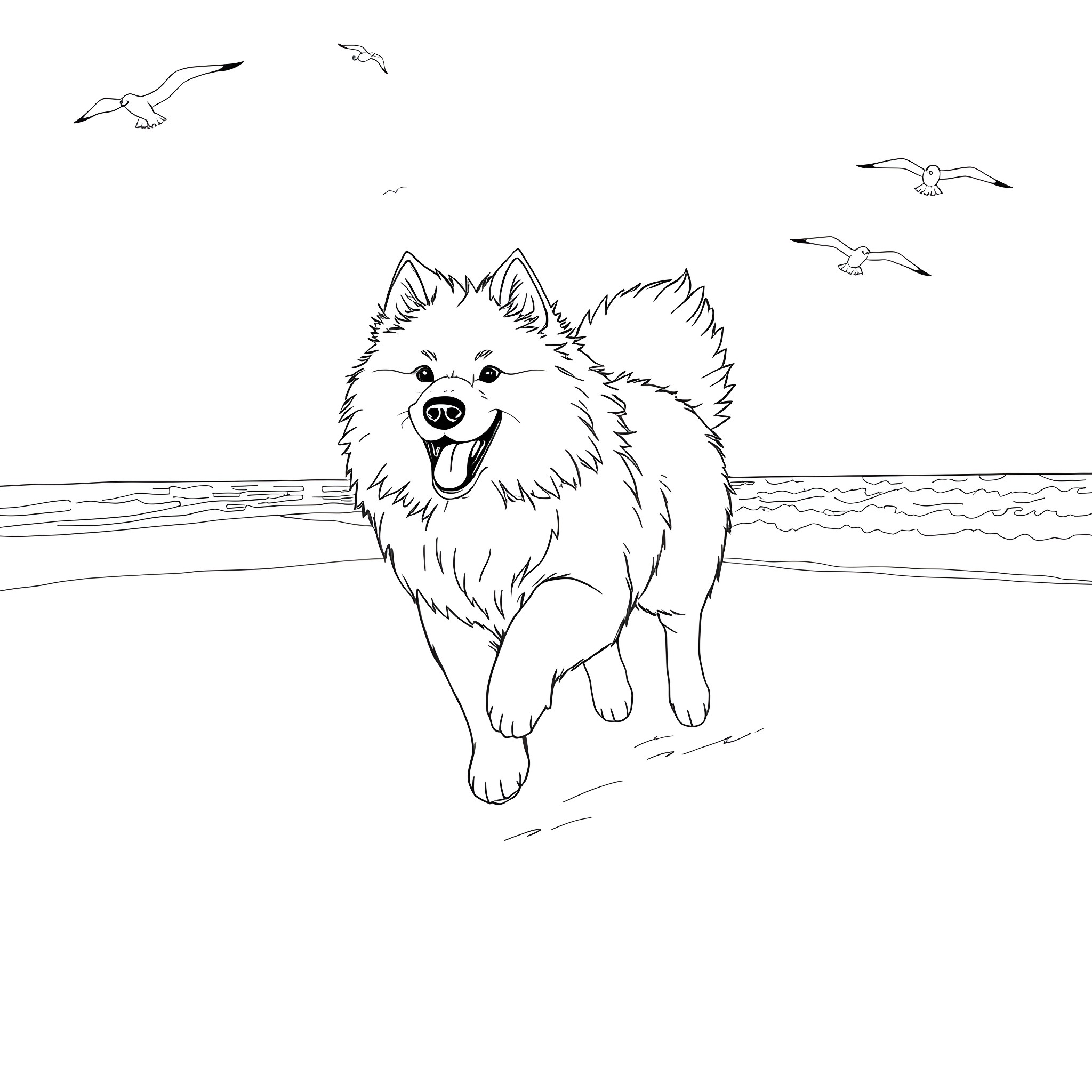 Best Samoyed Coloring Pages (Free Printable PDF)