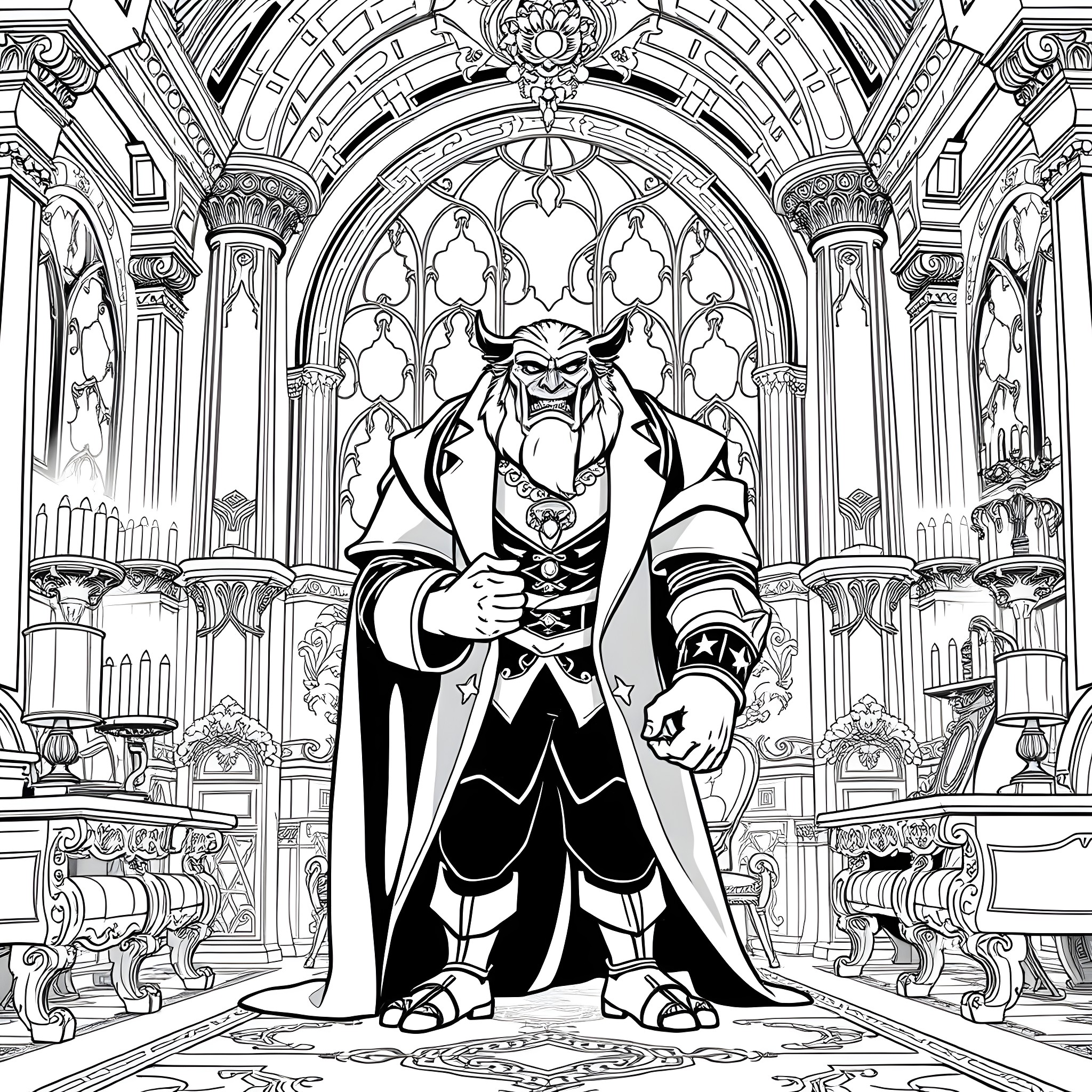 Best Beast Coloring Pages (Free Printable PDF)