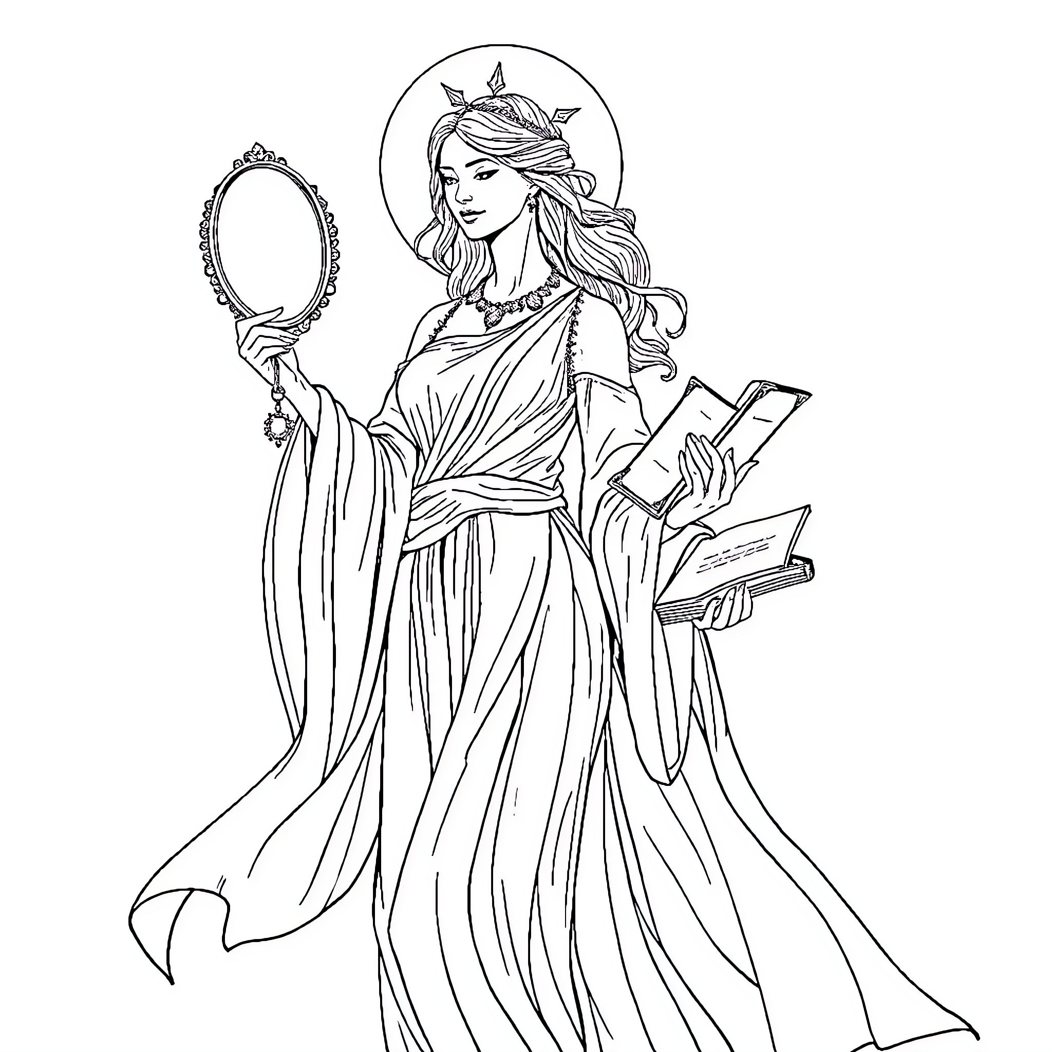 Best Goddess Coloring Pages (Free Printable PDF)