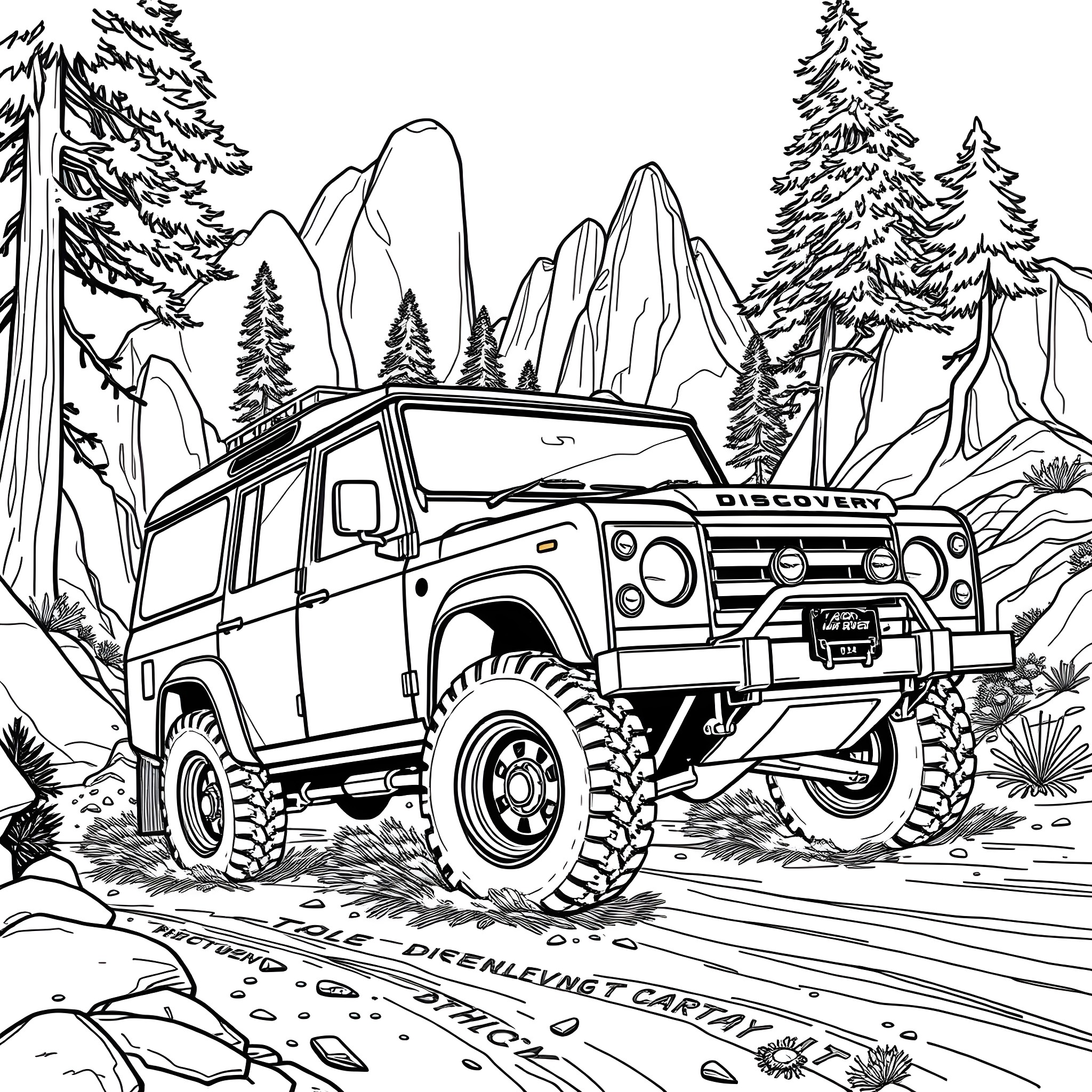 49 Best Land Rover Coloring Pages (Free Printable PDFs)
