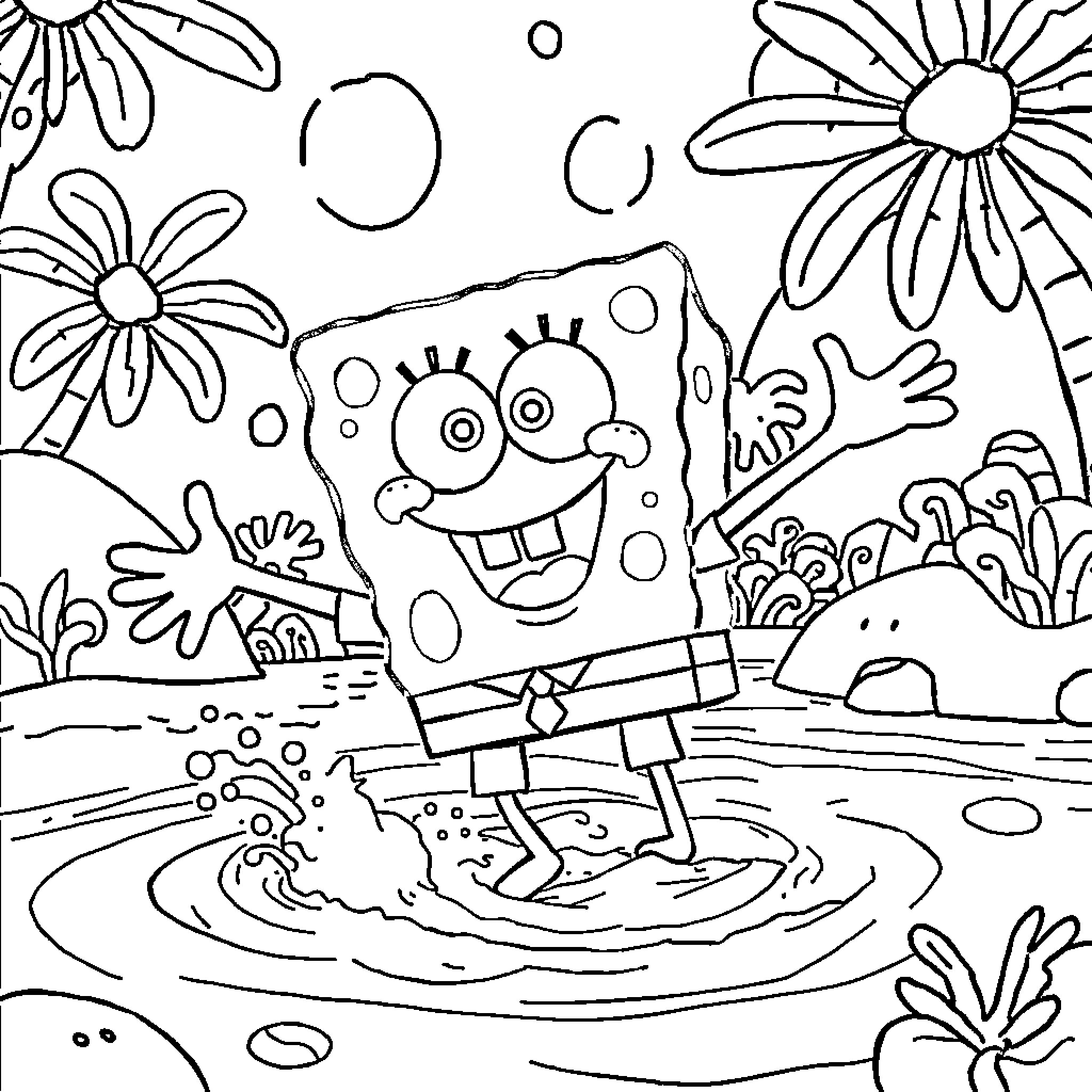 Best Bob Sponge Coloring Pages (Free Printable PDF)