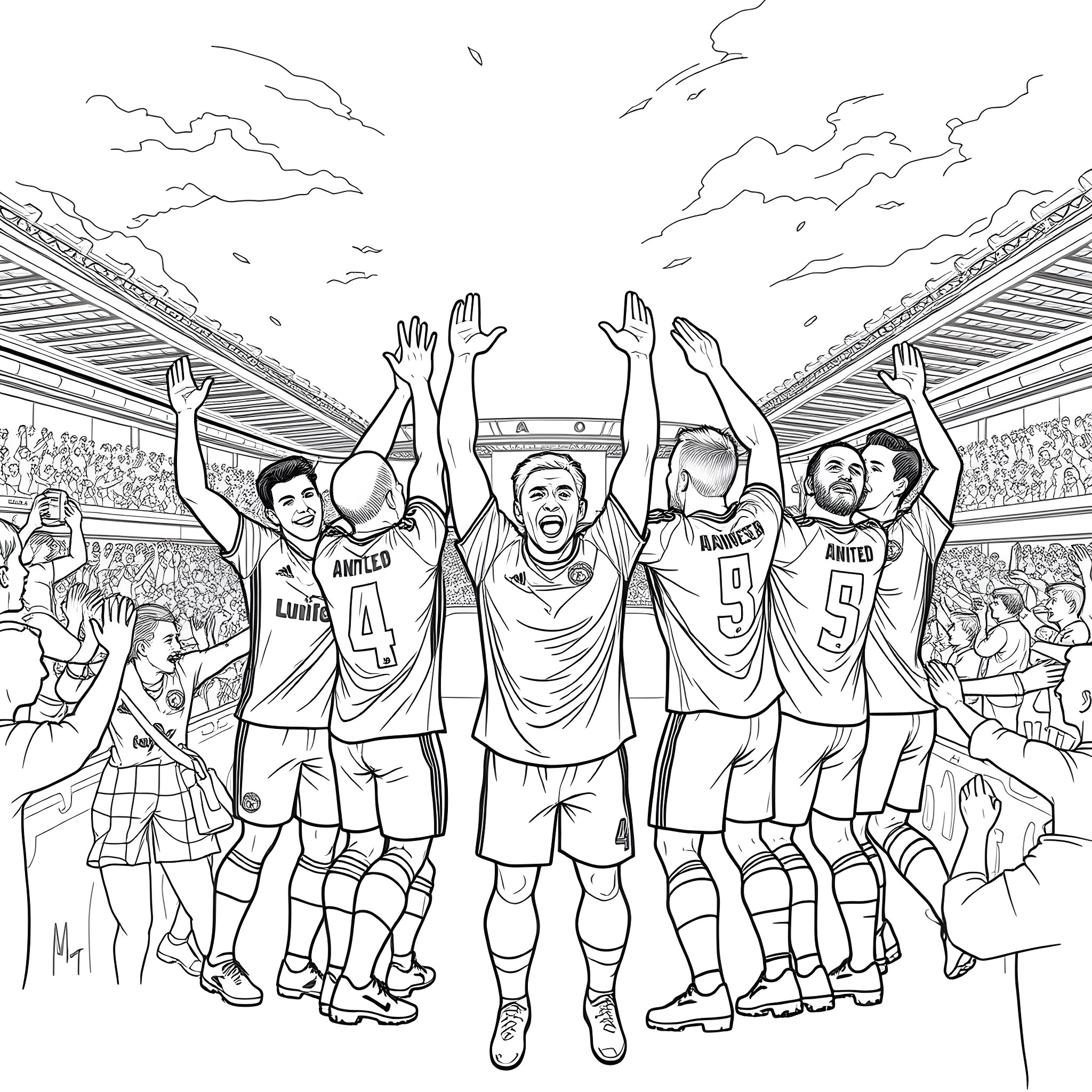Best Manchester United Coloring Pages (Free Printable PDF)