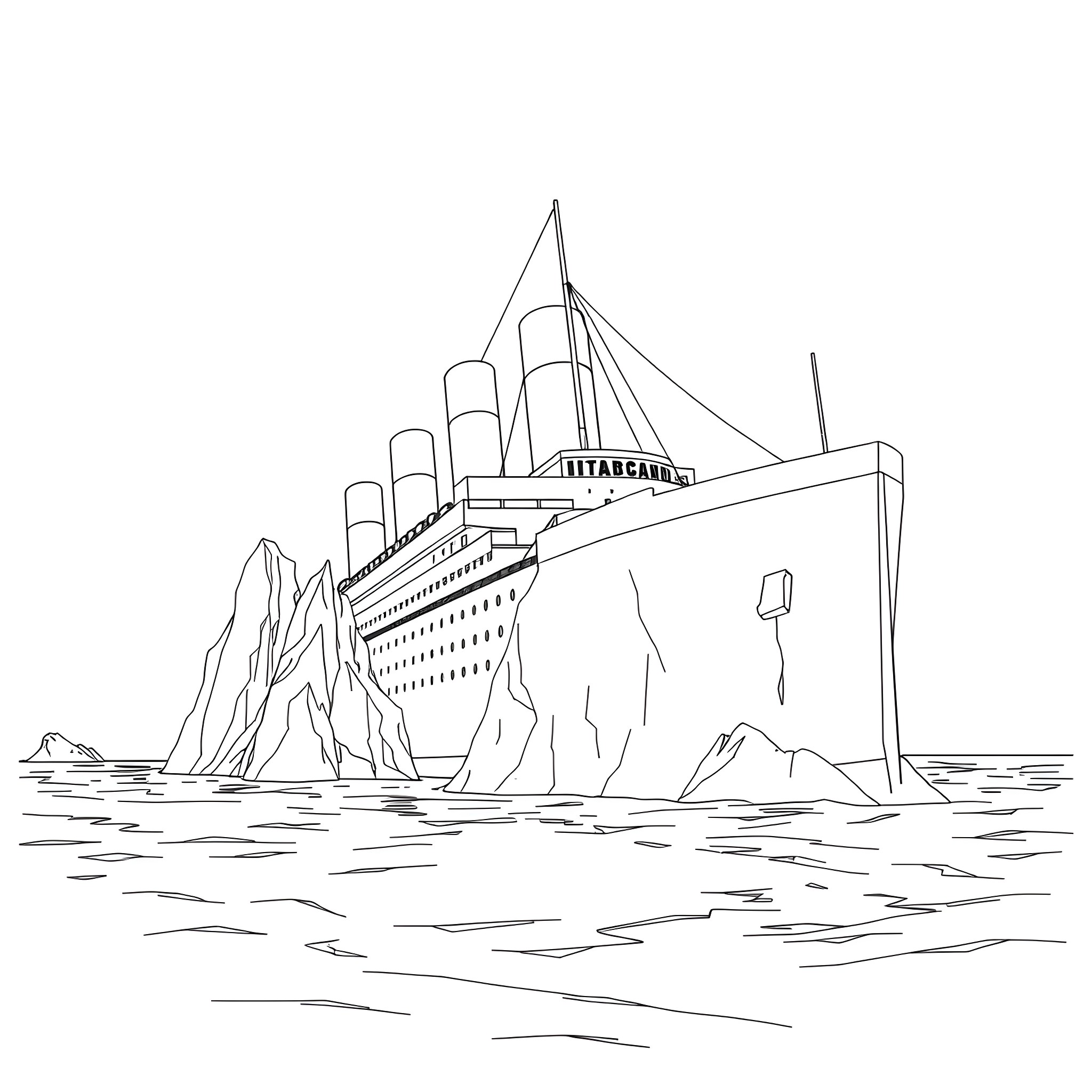 79 Best Titanic Coloring Pages (Free Printable PDFs)