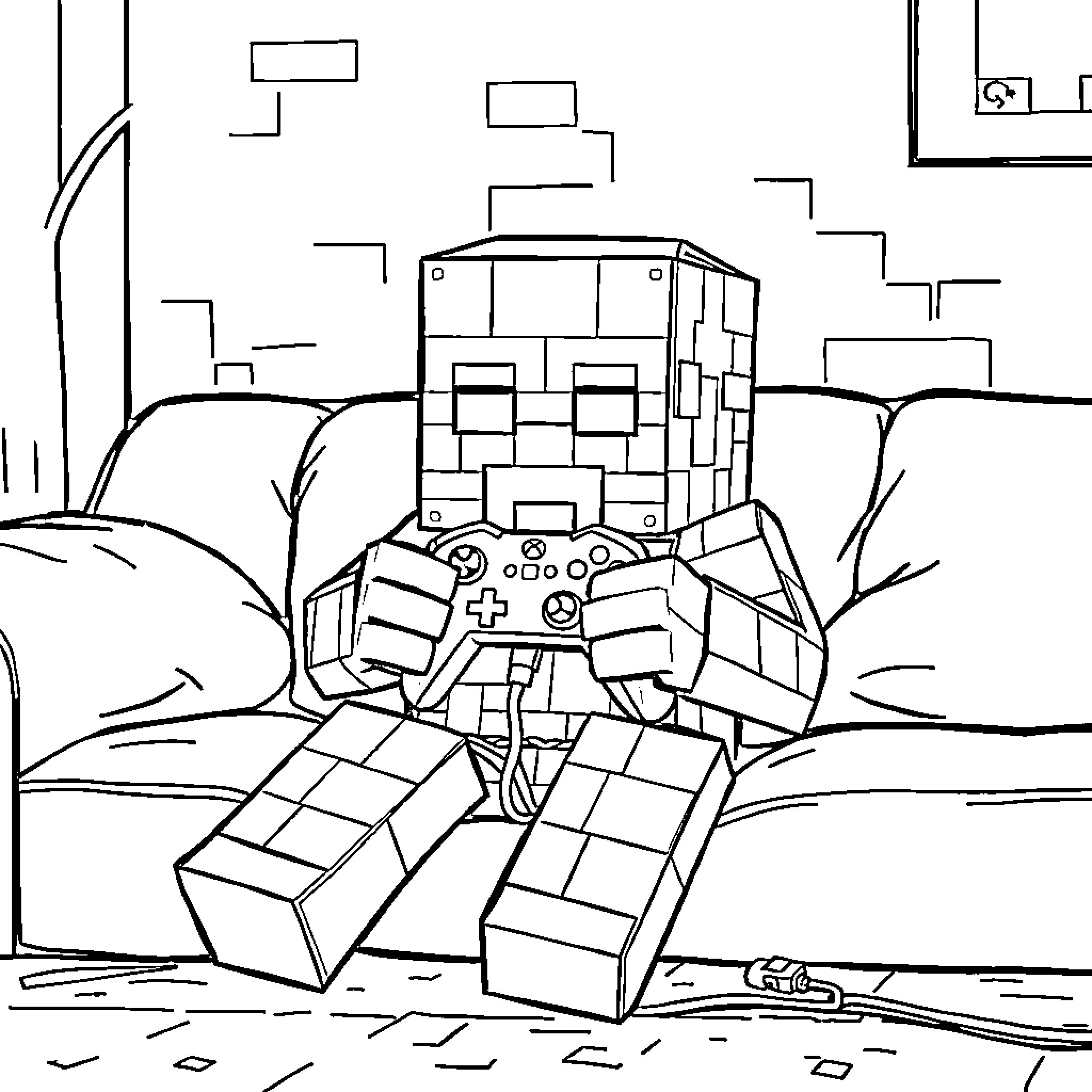Best Creeper Coloring Pages (Free Printable PDF)