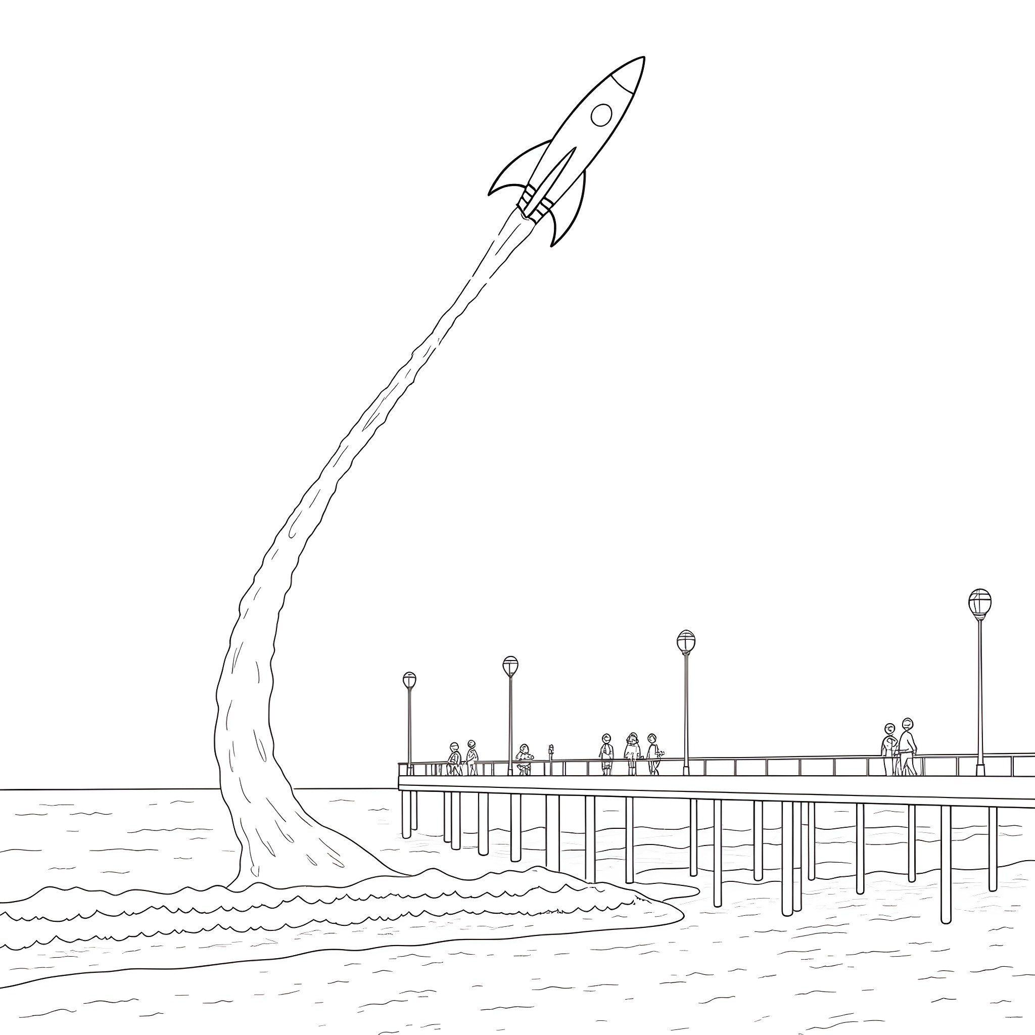 47 Best Rocket Coloring Pages (Free Printable PDFs)