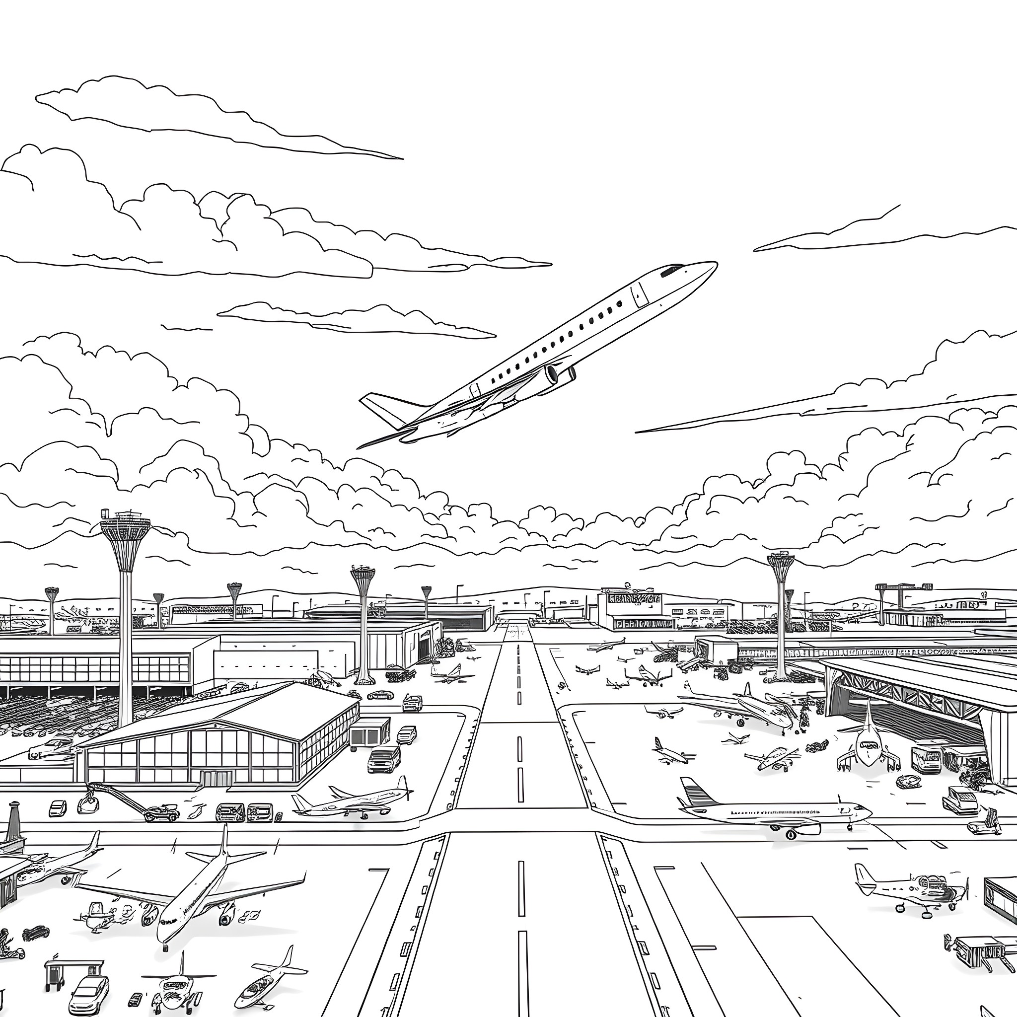 Best Airplane Coloring Pages (Free Printable PDF)