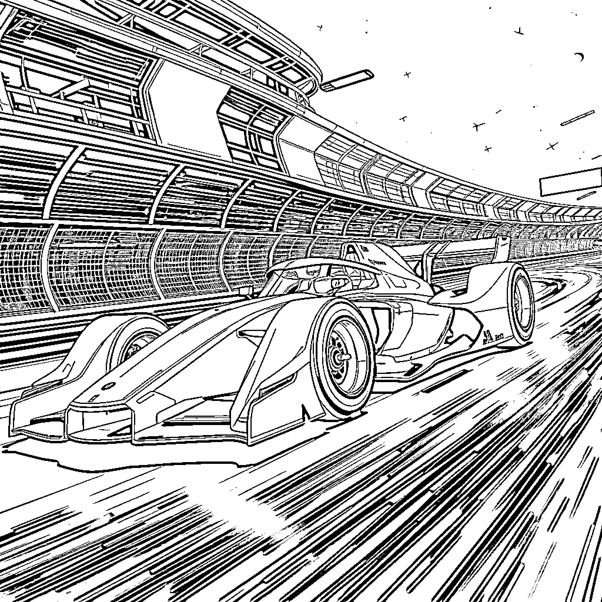 Best F1 Car Coloring Pages (Free Printable PDF)