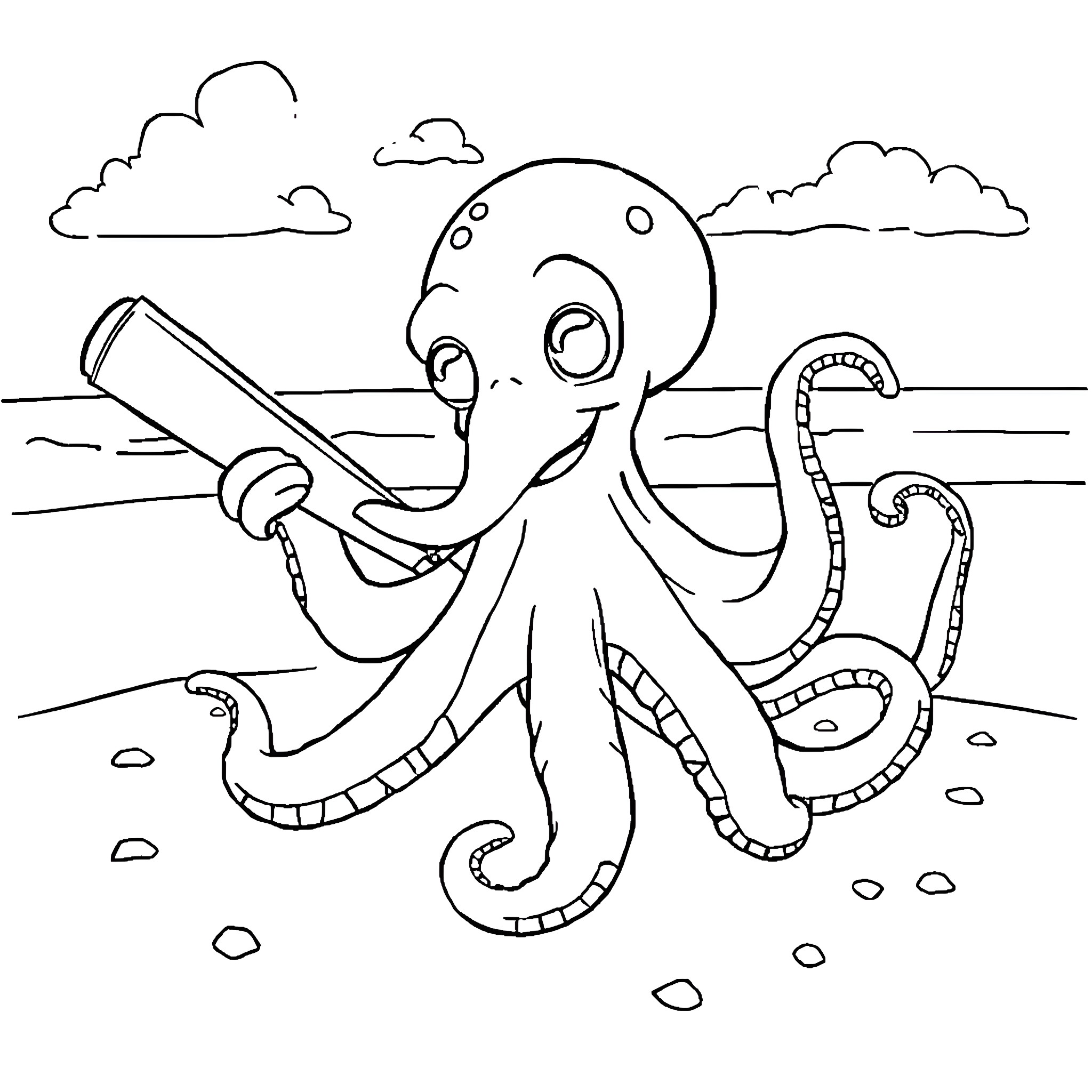 Best Octopus Coloring Pages (Free Printable PDF)