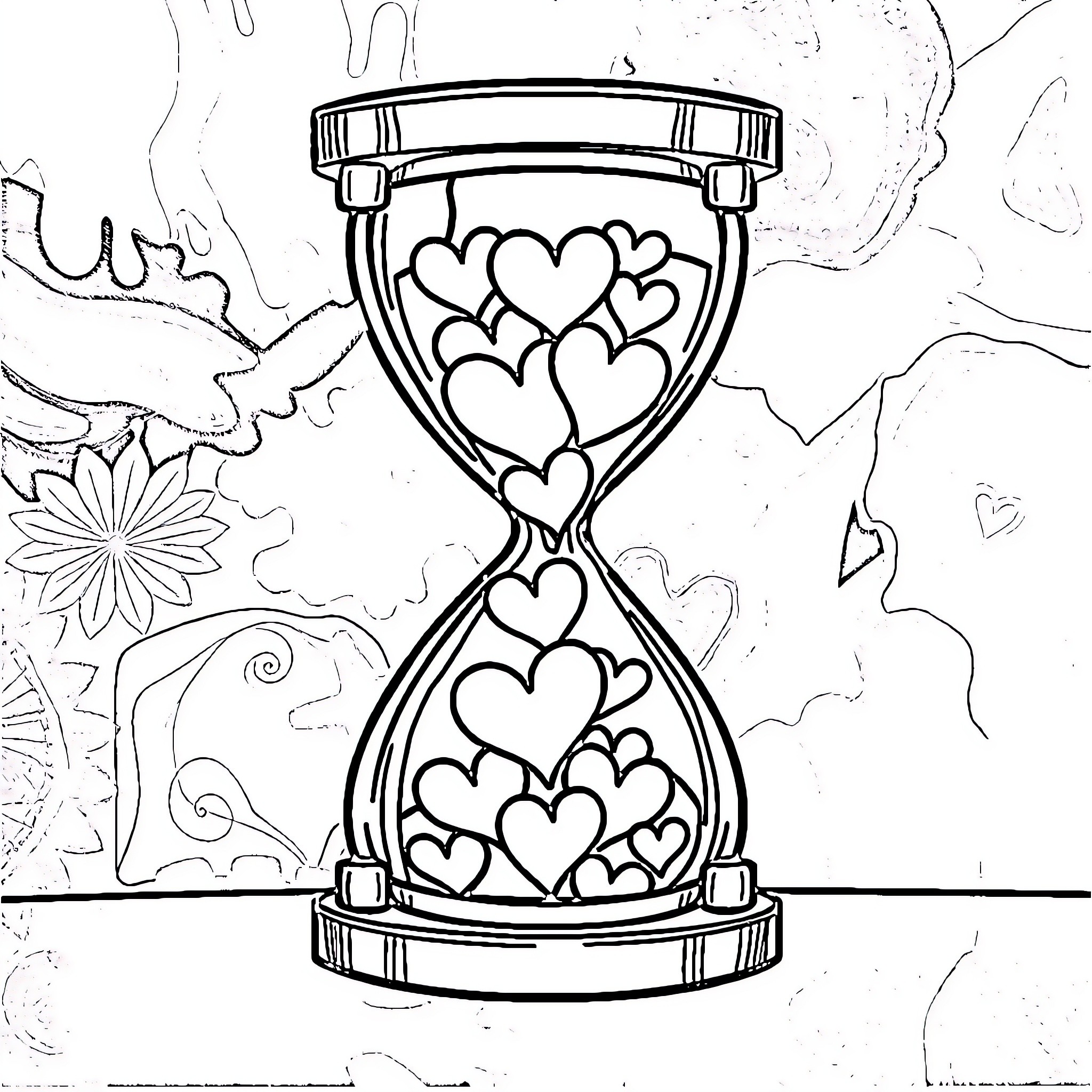 Best Hourglass Coloring Pages (Free Printable PDF)