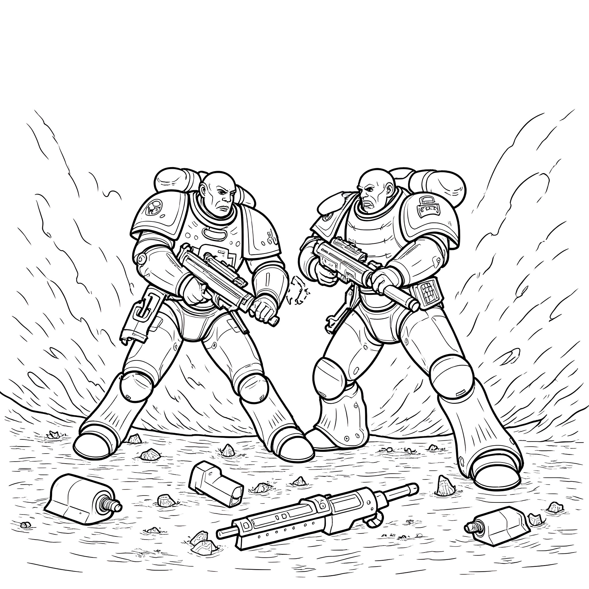 Best Space Marine Coloring Pages (Free Printable PDF)