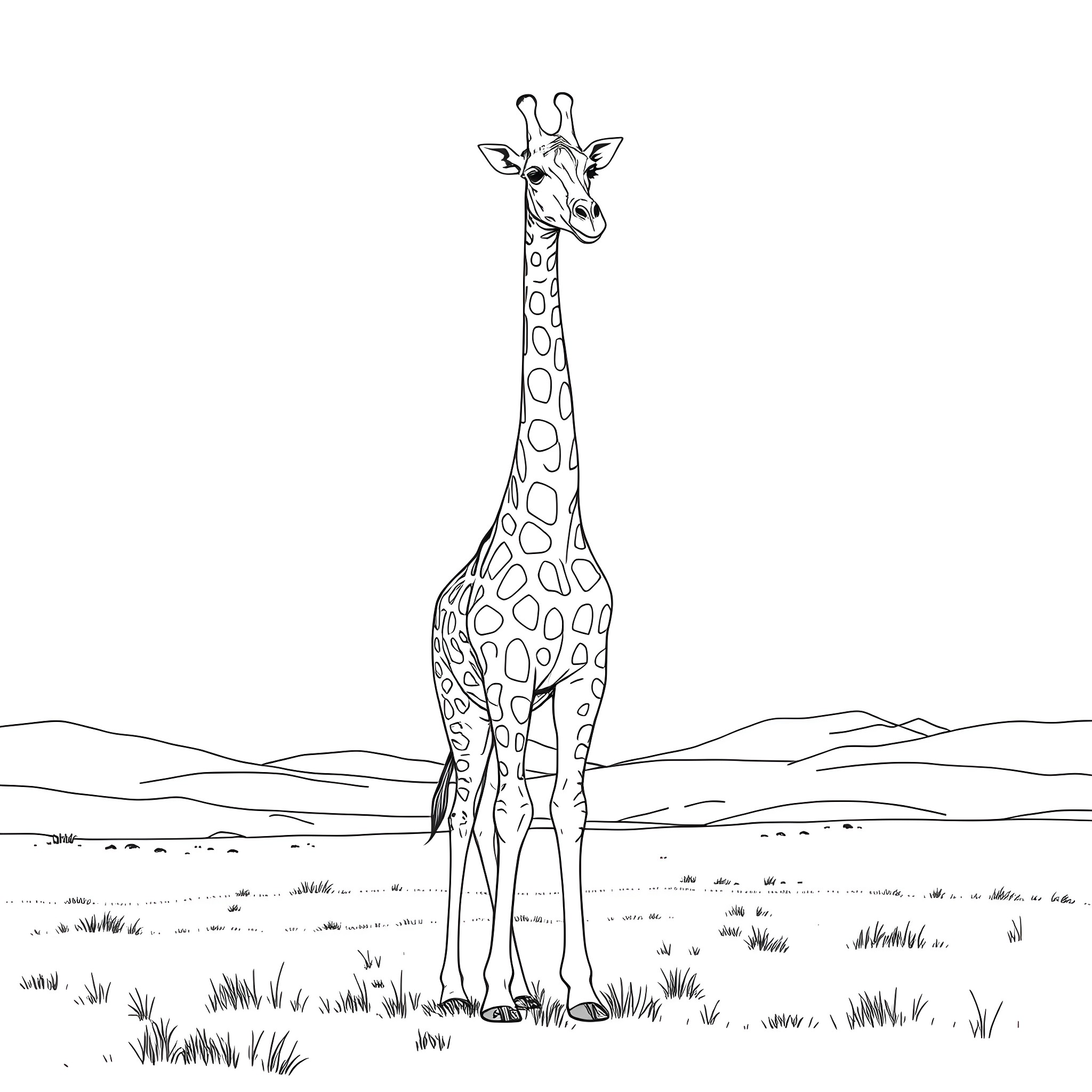 47 Best Giraffe Coloring Pages (Free Printable PDFs)