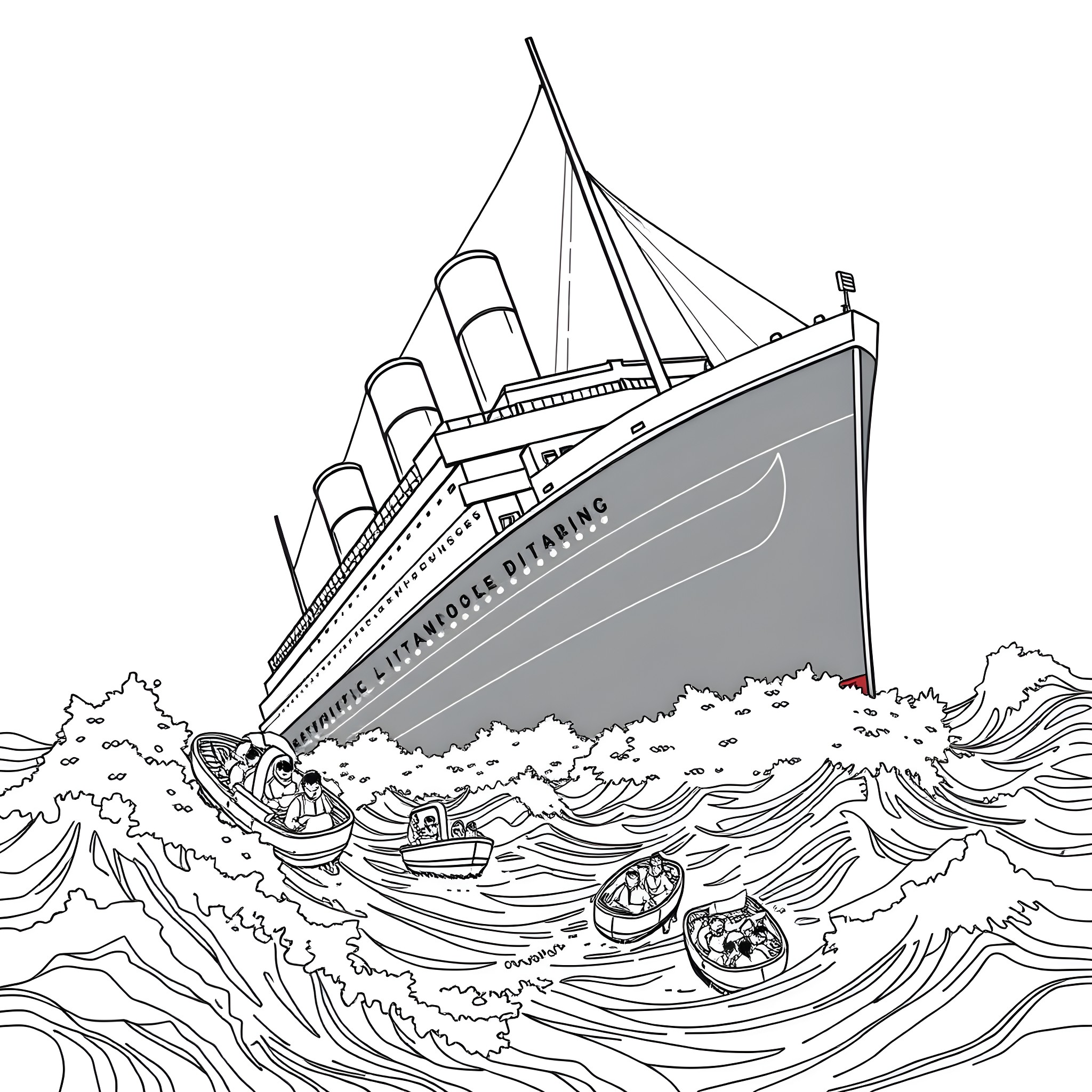 Best Titanic Coloring Pages (Free Printable PDF)