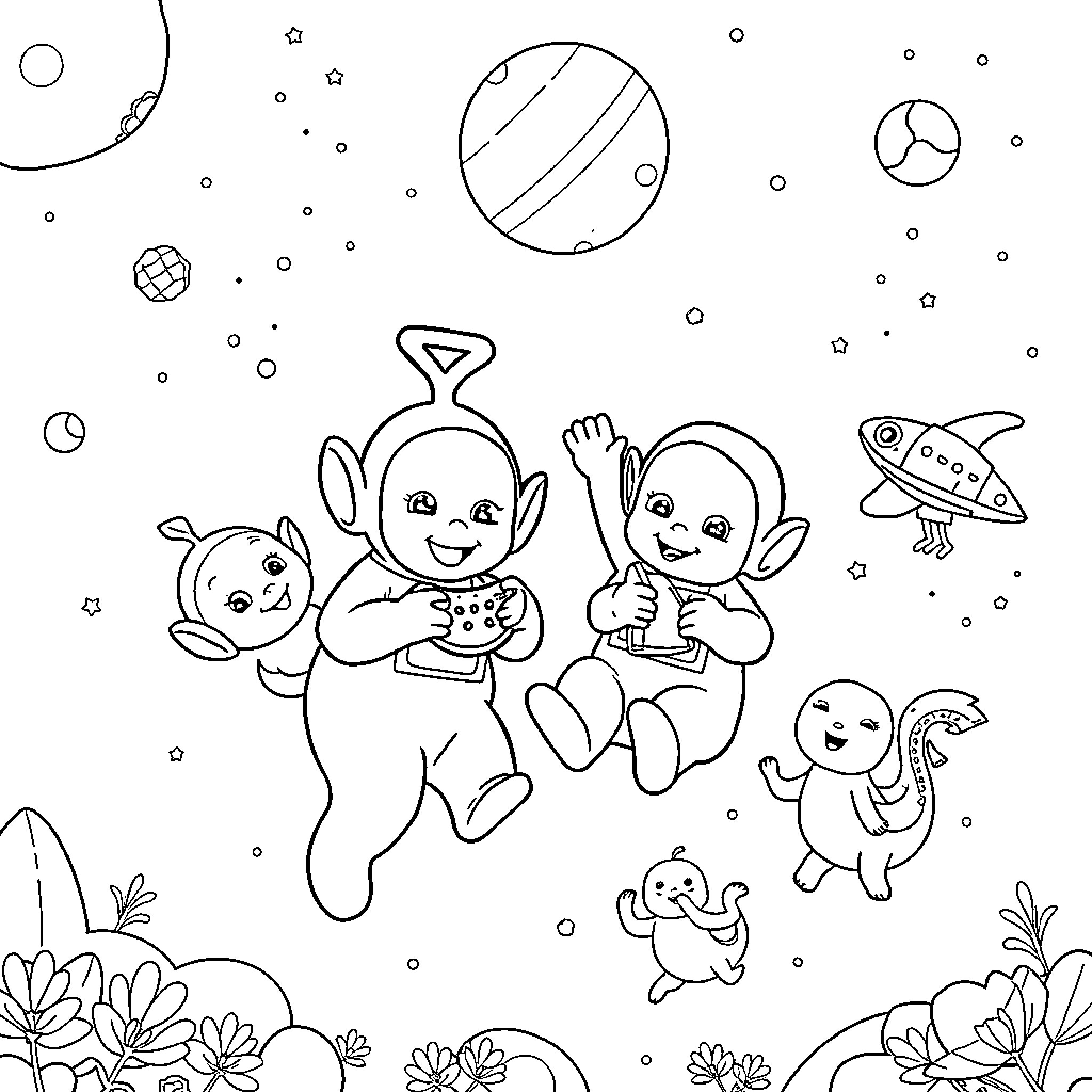 Best Teletubbies Coloring Pages (Free Printable PDF)
