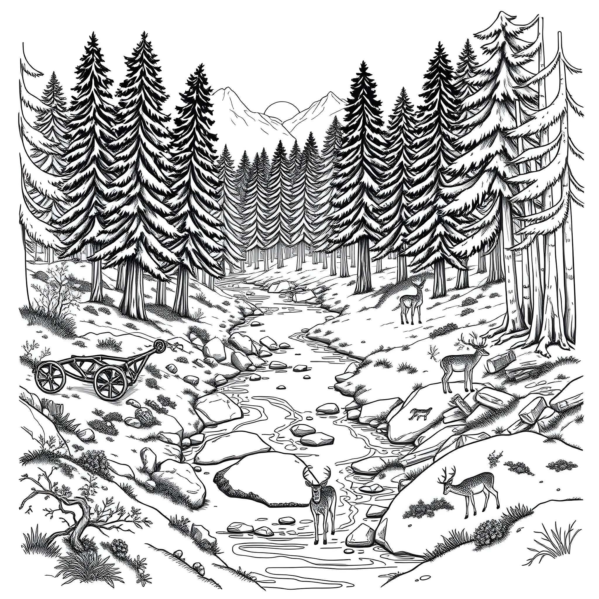 1 Best Wilderness Coloring Pages (Free Printable PDFs)